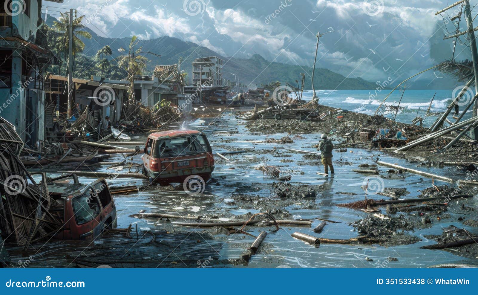 Chemical Spills and Toxic Contamination Stock Photo - Image of tsunami ...