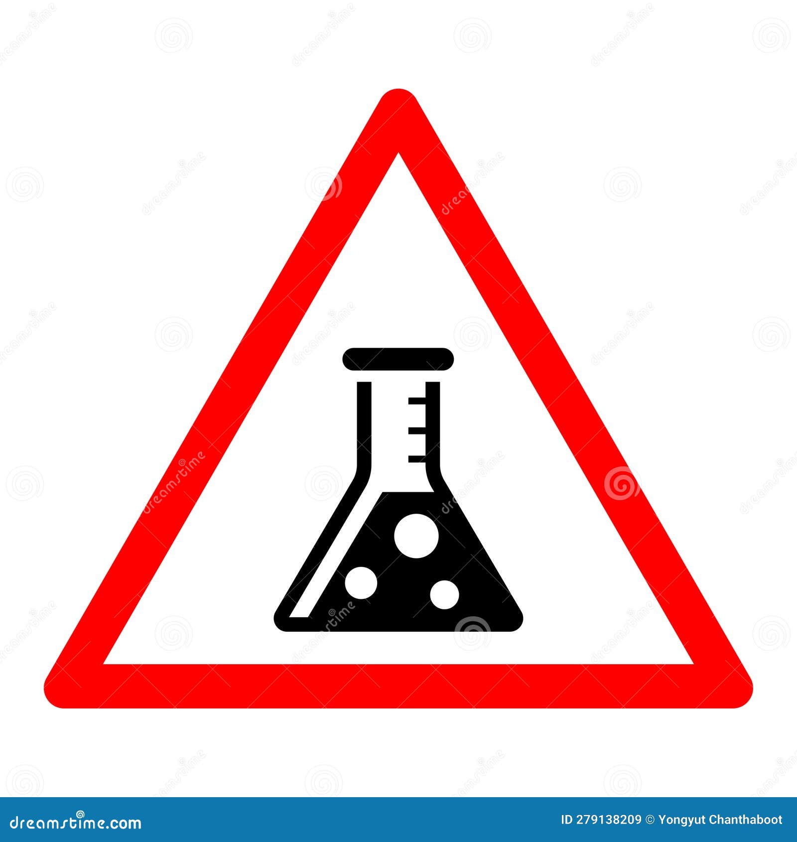 Chemical Storage Area Symbol, Vector Illustration, Isolate on White ...