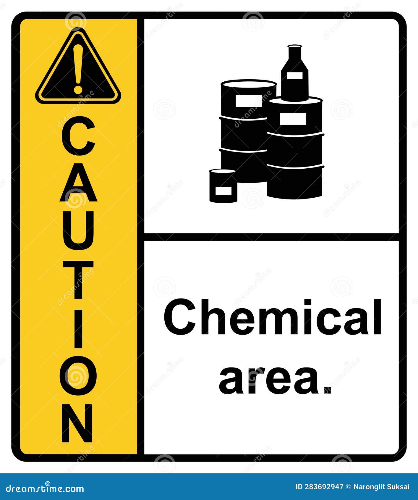 Chemical Storage Room.chemical Storage Area Stock Vector - Illustration ...
