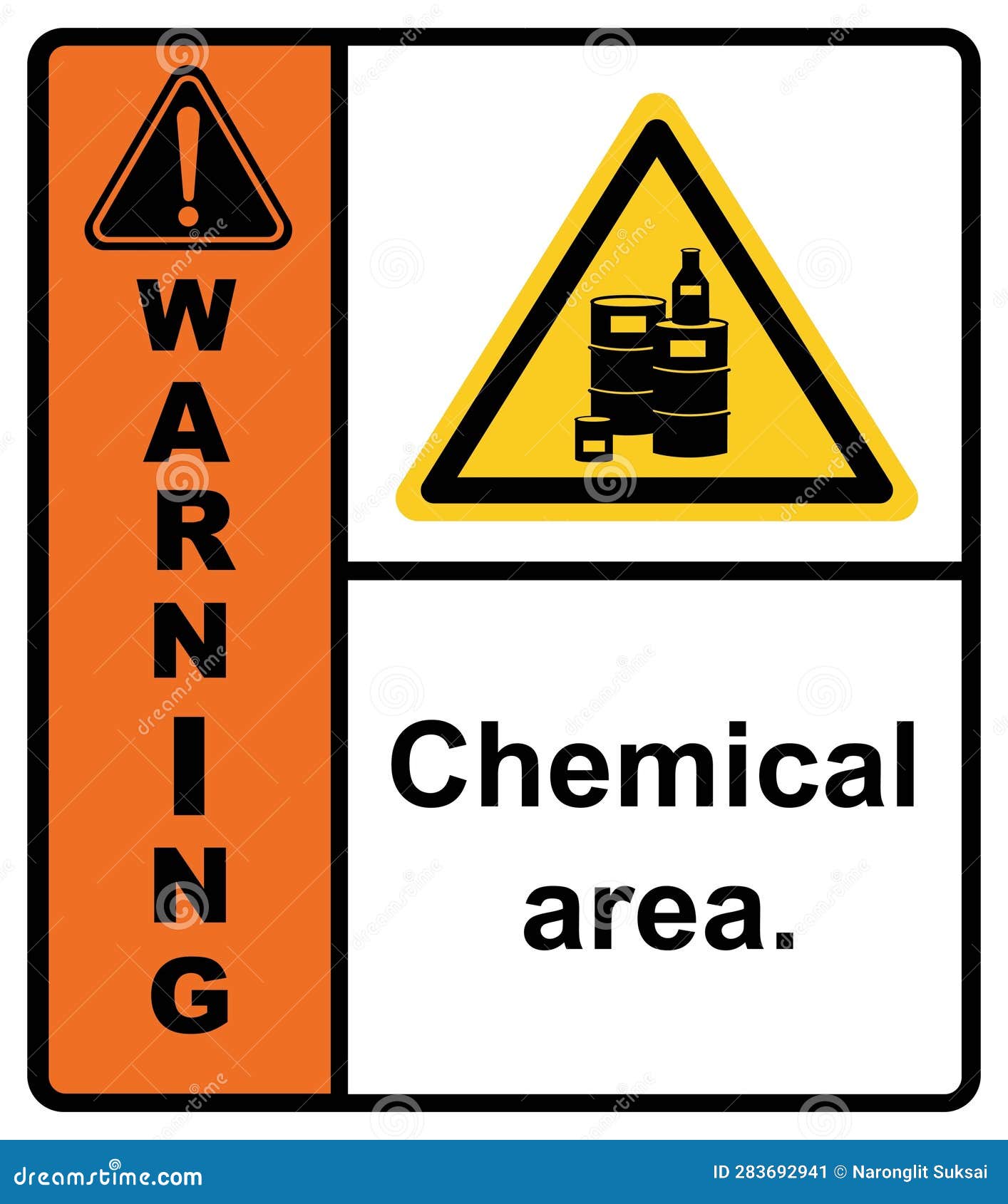 Chemical Storage Room.chemical Storage Area Stock Vector - Illustration ...