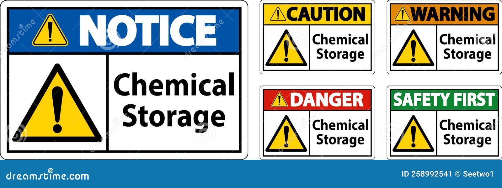 Chemical Storage Symbol Sign on White Background Stock Vector ...