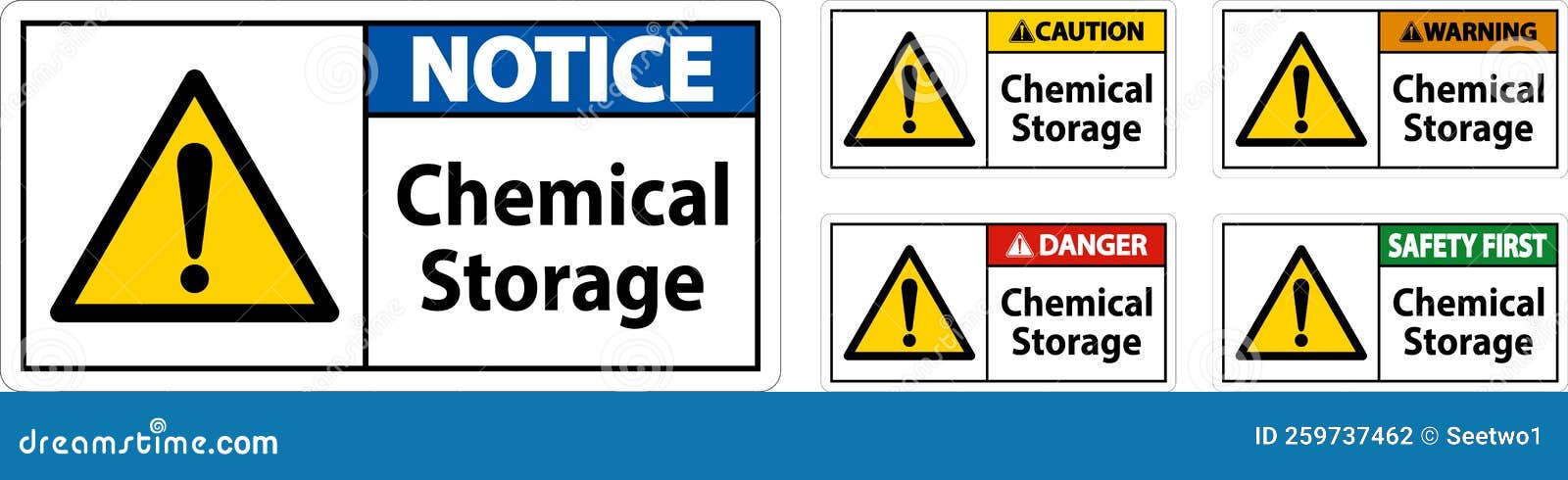 Chemical Storage Symbol Sign on White Background Stock Vector ...