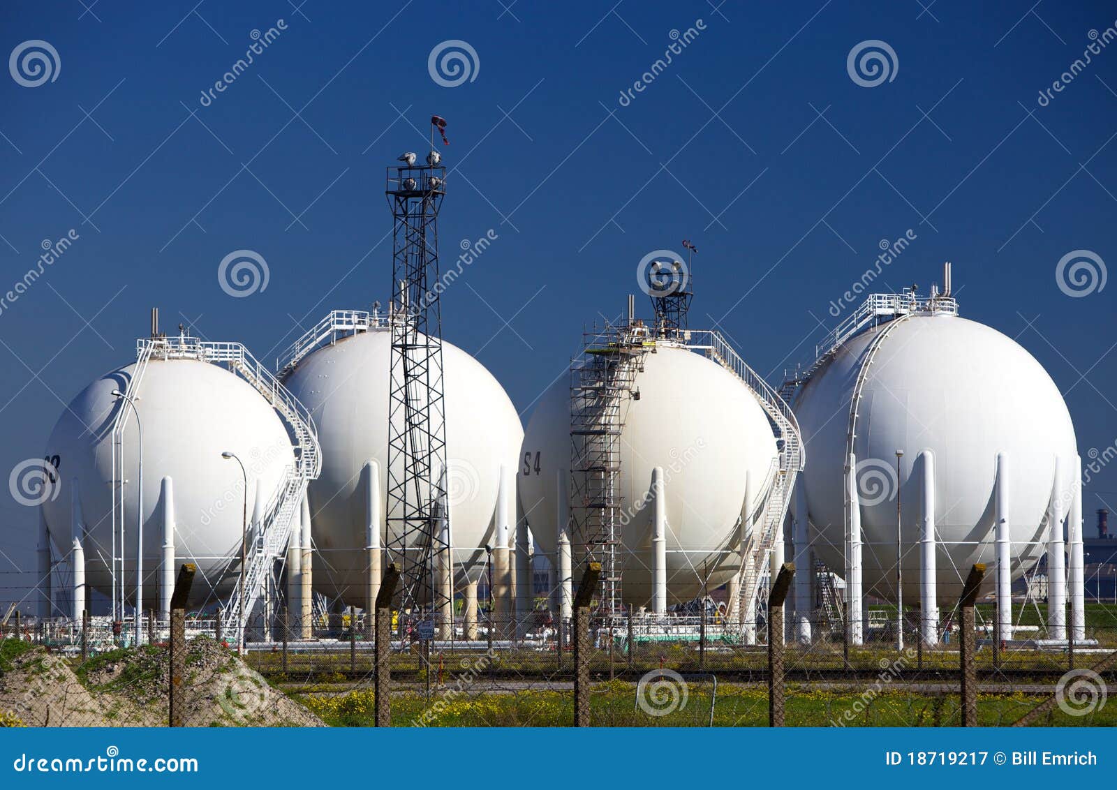 Chemical Storage Tanks Royalty-Free Stock Photo | CartoonDealer.com ...