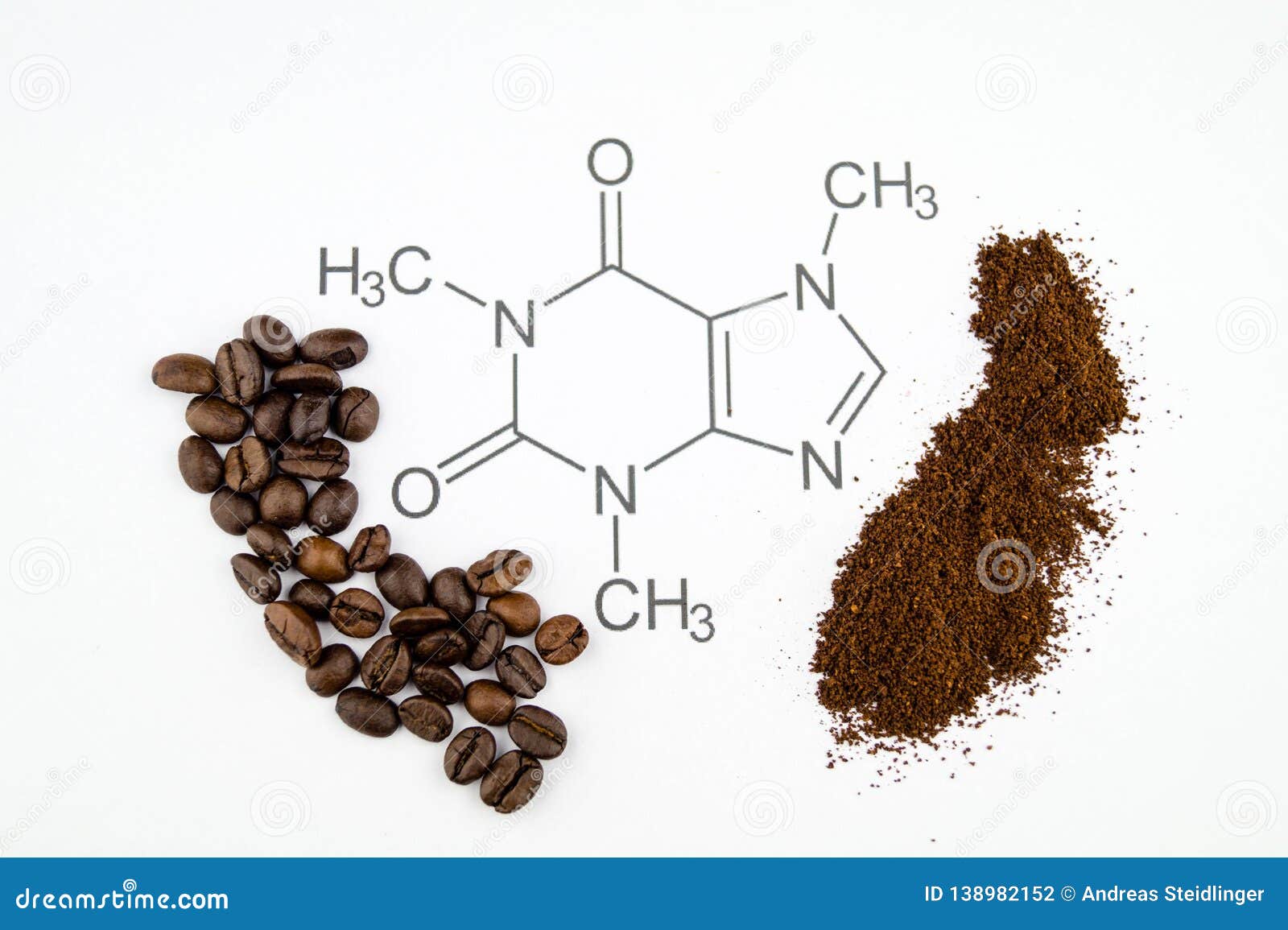Caffeine Molecule Structure Stock Photo - Image of espresso, carbon ... Caffeine Molecule Structure Stock Photo - Image of espresso, carbon ...