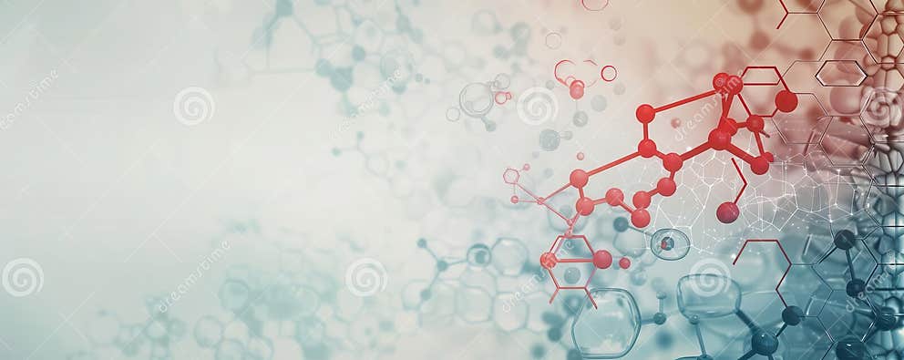A Chemical Structure Diagram Stock Illustration - Illustration of atom ...