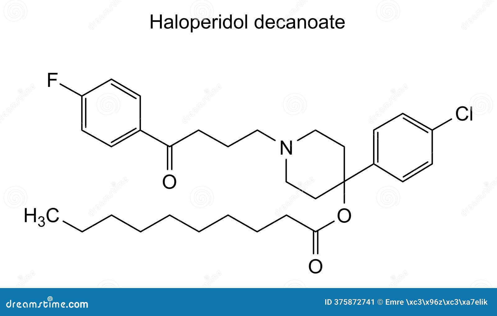 Haloperidol Molecule, Molecular Structures, Haldol, 3d Model ...