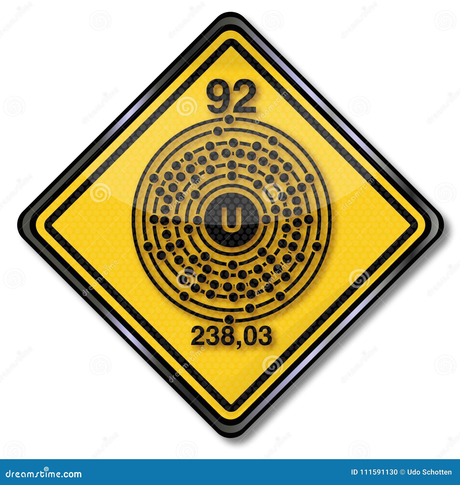 Chemistry Shield With The Symbol Plutonium Cartoon Vector ...