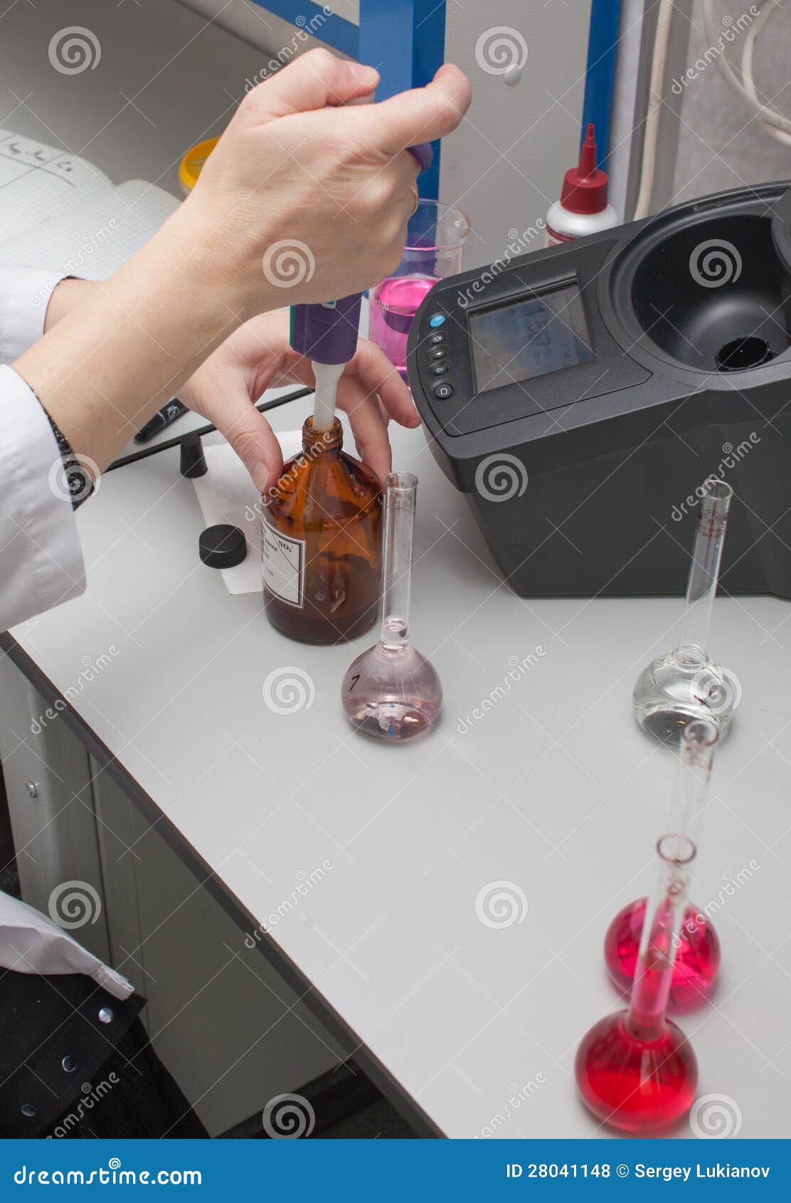 Chemical test stock photo. Image of chemistry, identification - 28041148