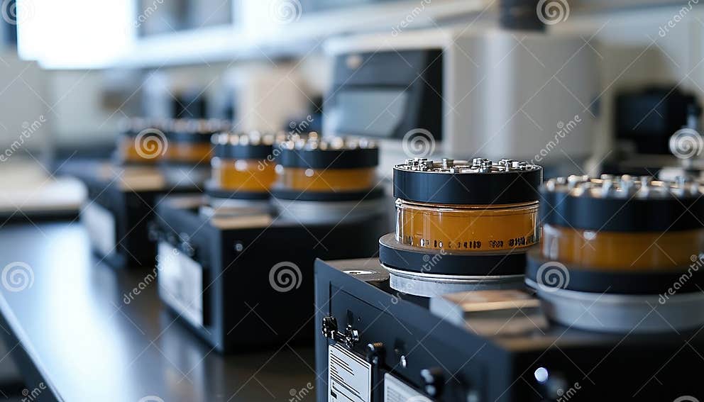 Chemical Testing Lab Equipped for Purity Analysis of Various Substances ...