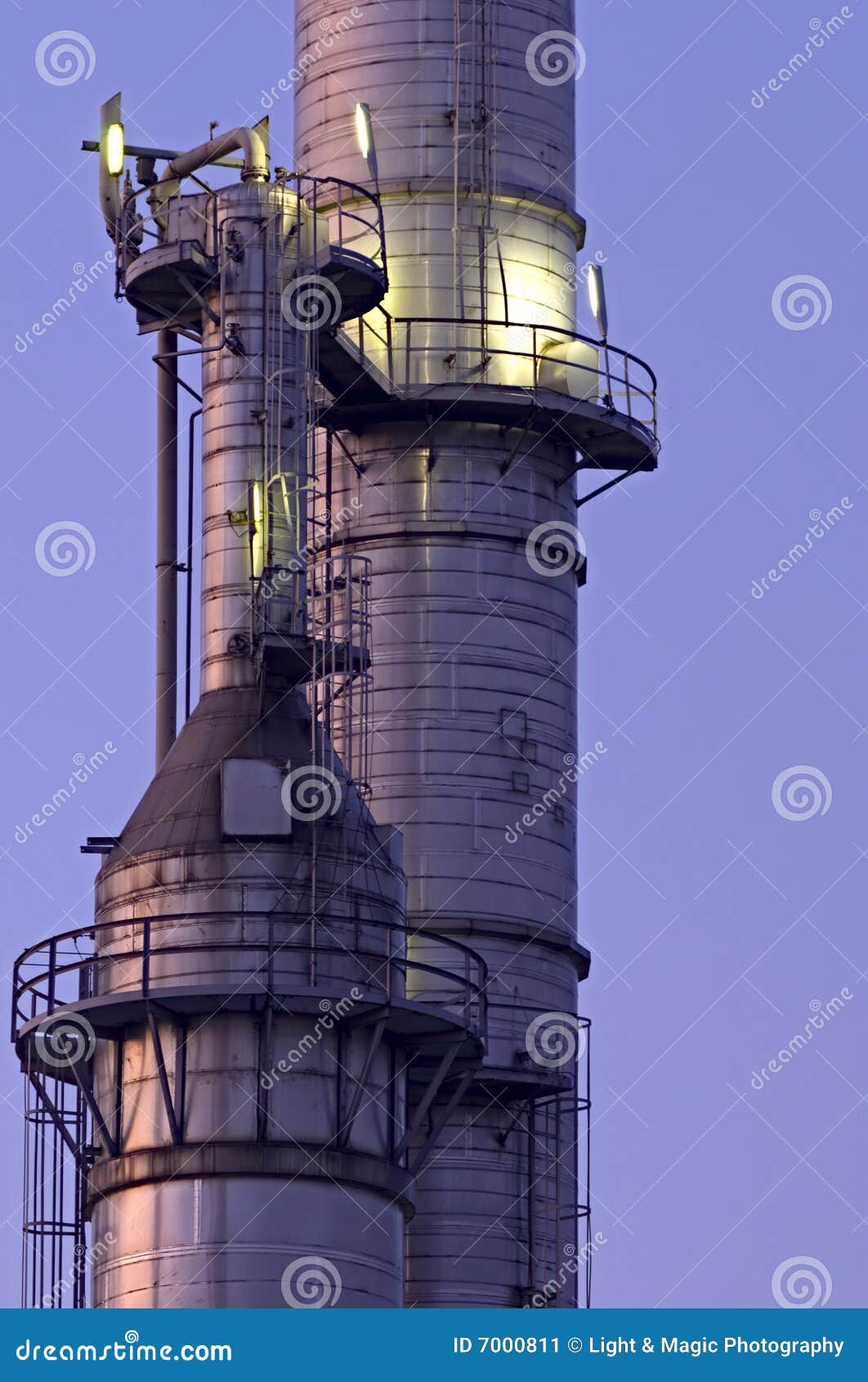 Chemical Towers stock image. Image of global, equipment - 7000811