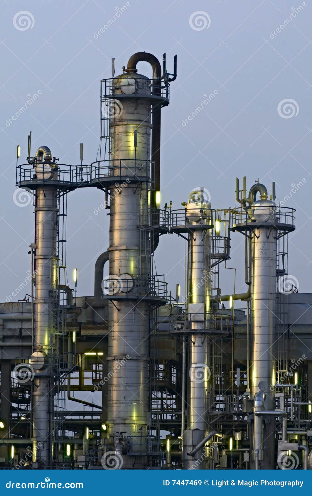Chemical Towers stock image. Image of pharmaceutical, industry - 7447469