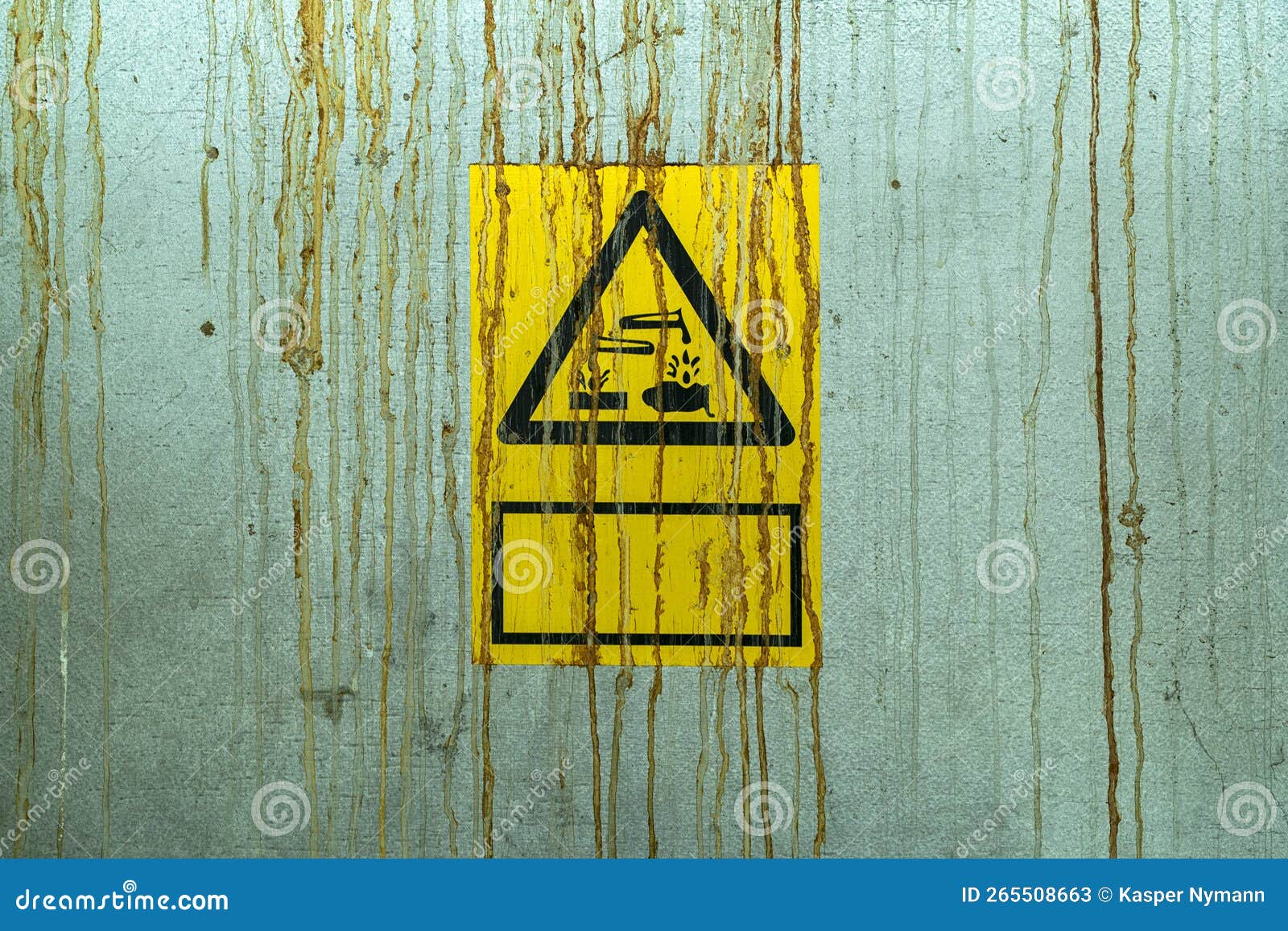 Chemical Warnings Sign on a Wall Stock Image - Image of chemistry ...