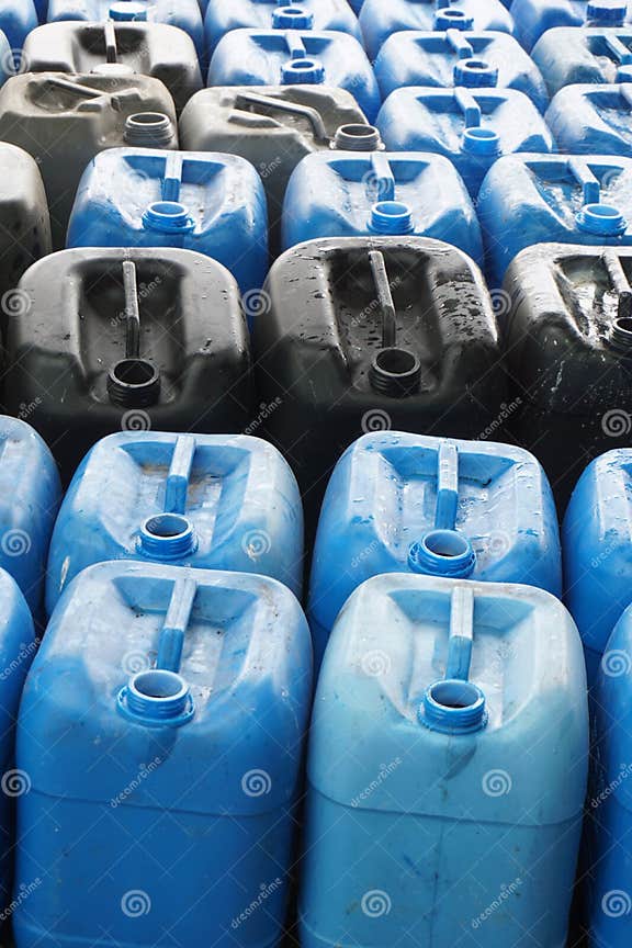 Chemical waste container stock image. Image of barrels - 97718843