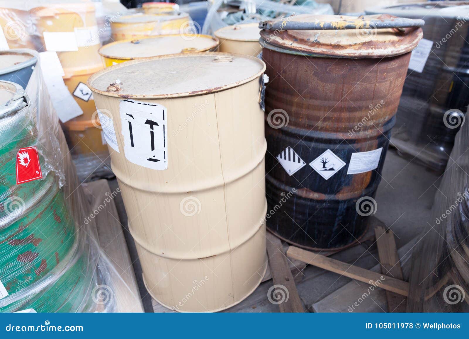 Chemical Waste Container Royalty-Free Stock Photography | CartoonDealer ...