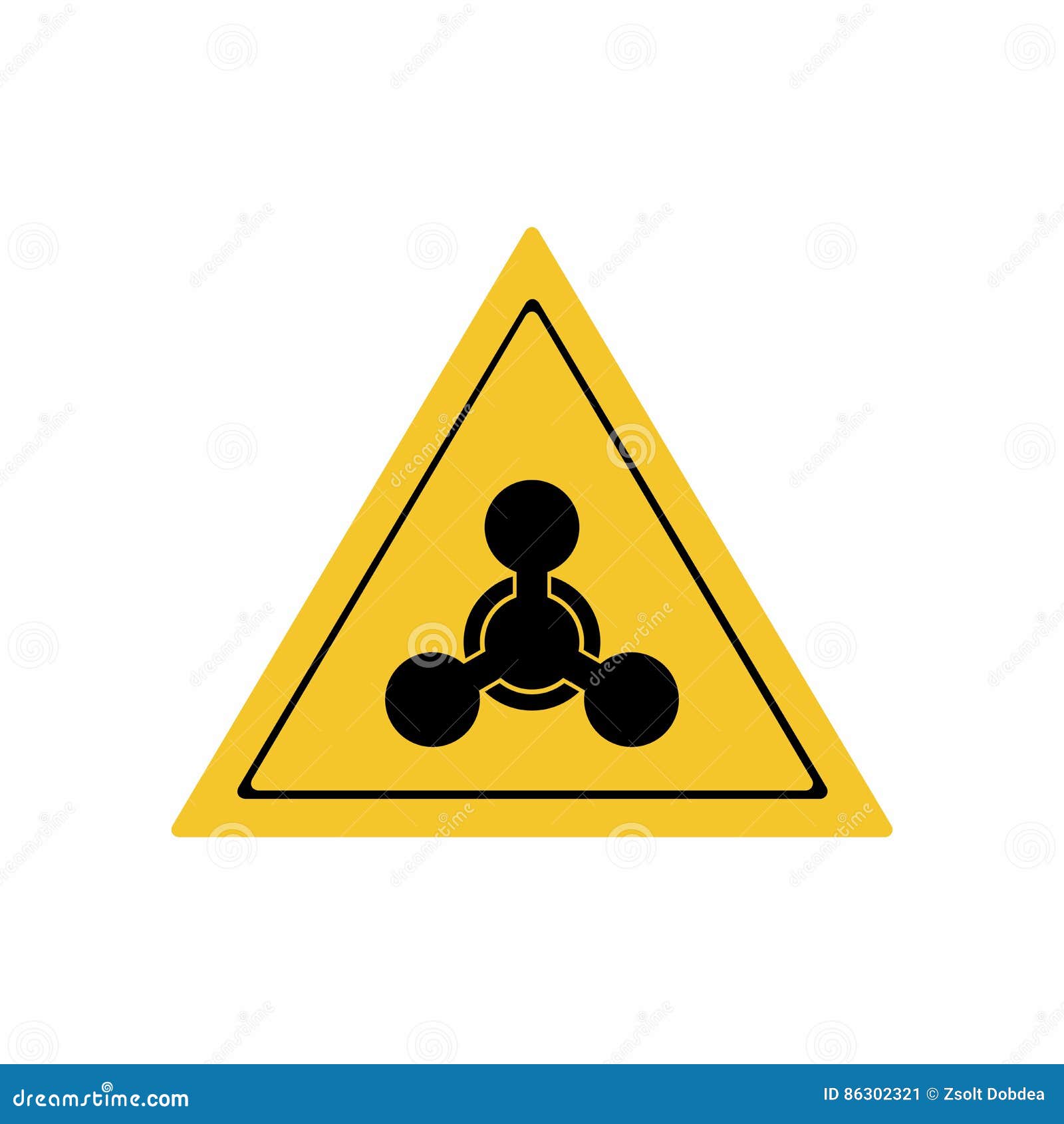 Set Of Chemical Weapon Symbols Stock Illustration