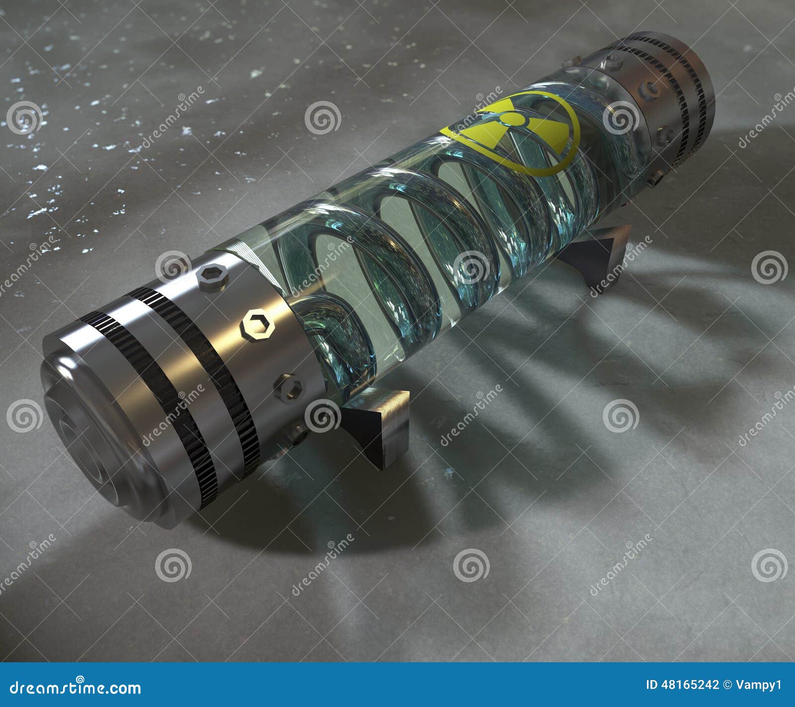 Chemical Weapon, Weapon Radioactive Capsule Container Stock Photography ...