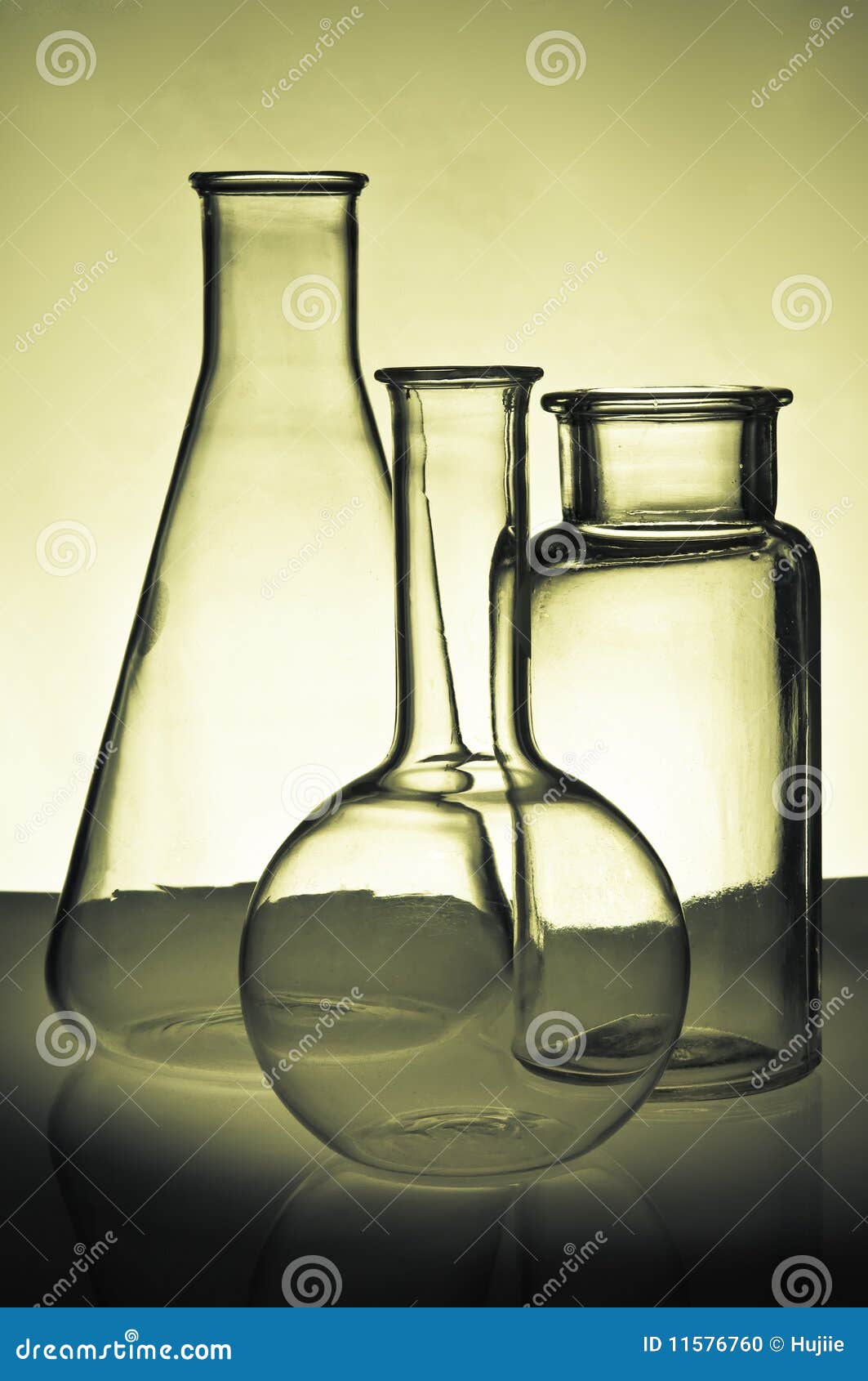Chemie-Glaswaren stockfoto. Bild von experiment, glas - 11576760