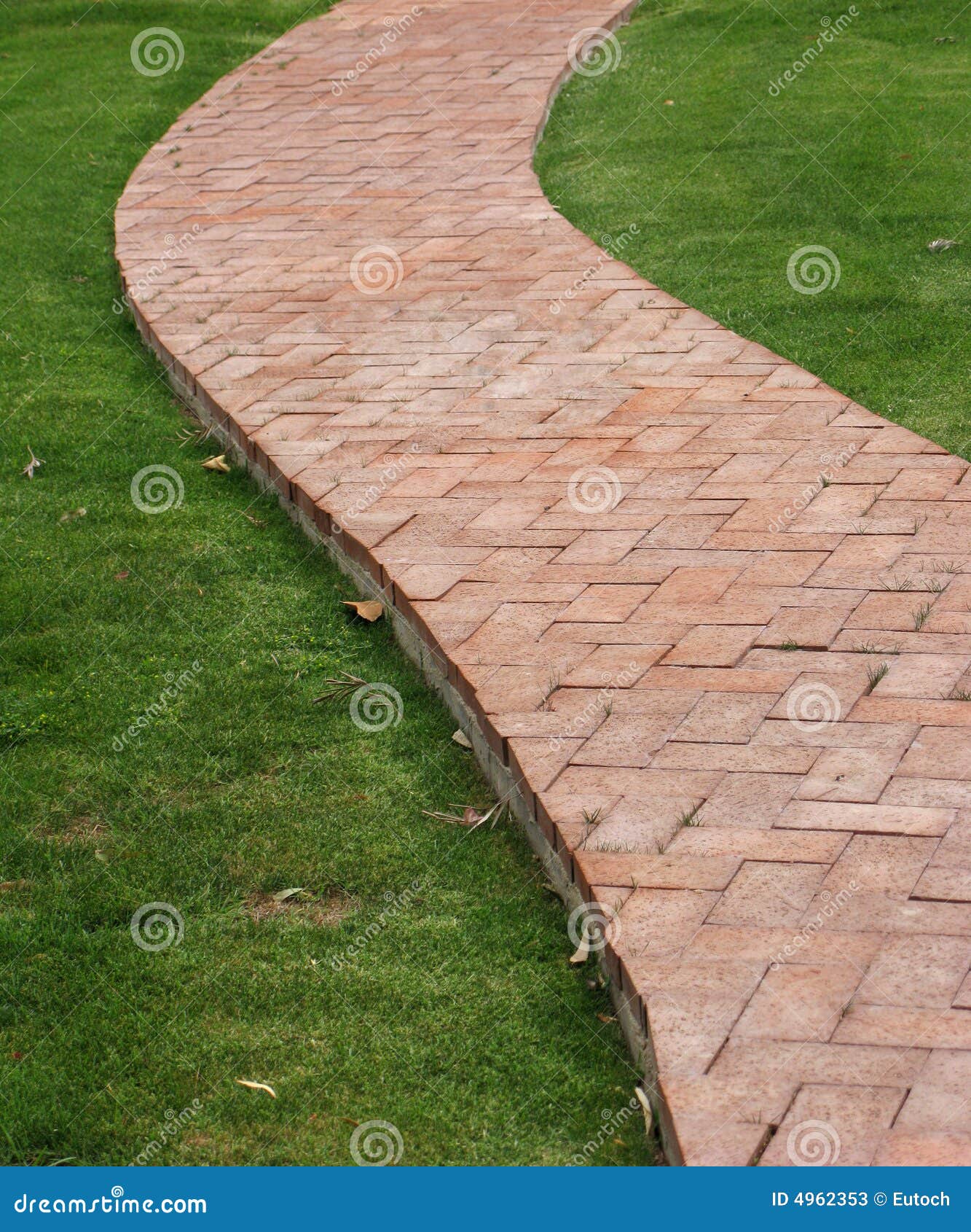 Chemin en pierre de jardin image stock. Image du pelouse - 4962353