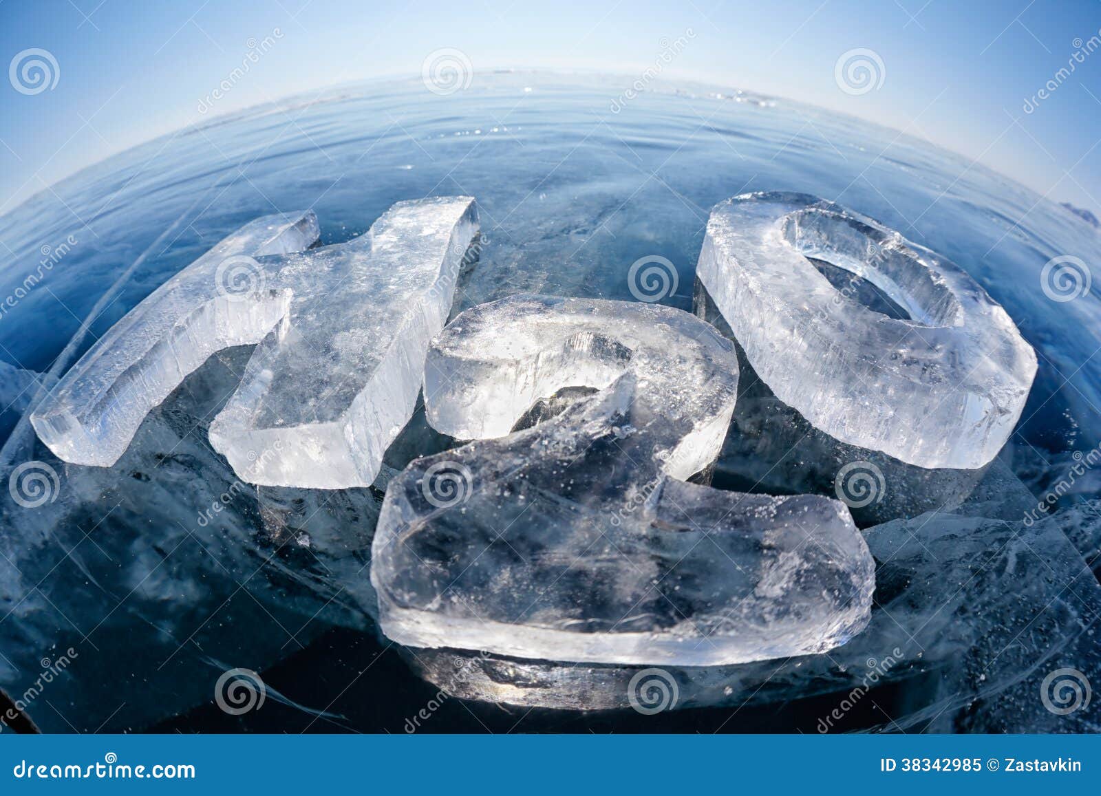 Chemische Formule Van Water H2O Stock Afbeelding - Image of chemisch ...