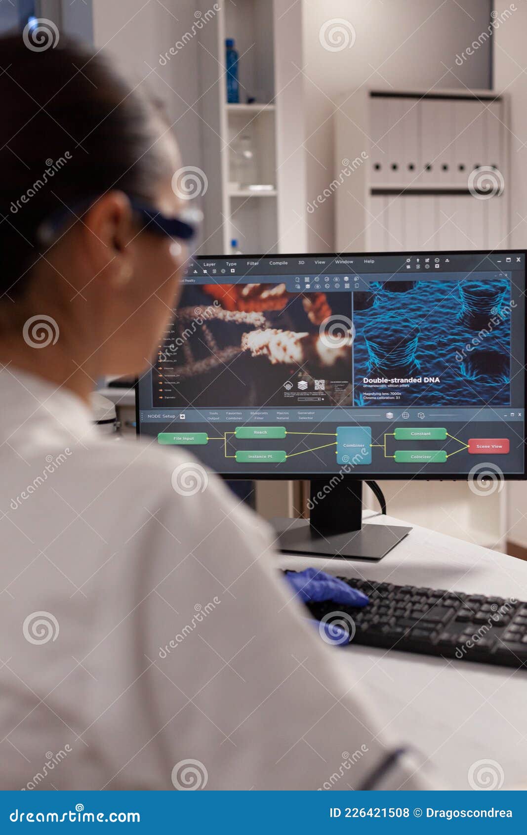 Screening The Cell Cytotoxicity By MTT Assay In 96well Plate. Royalty ...