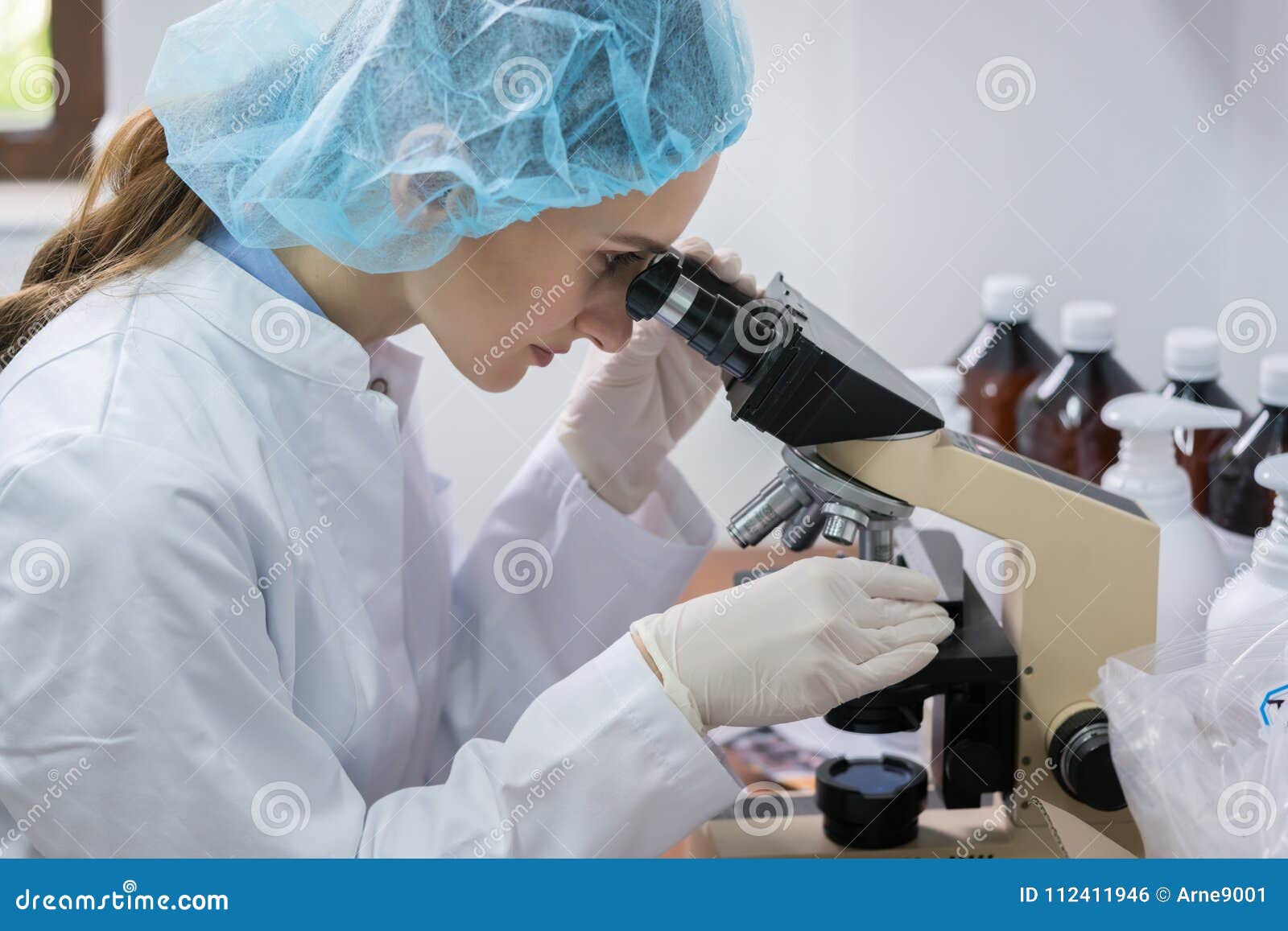 Laboratory Microscope Analysis Stock Photography | CartoonDealer.com ...