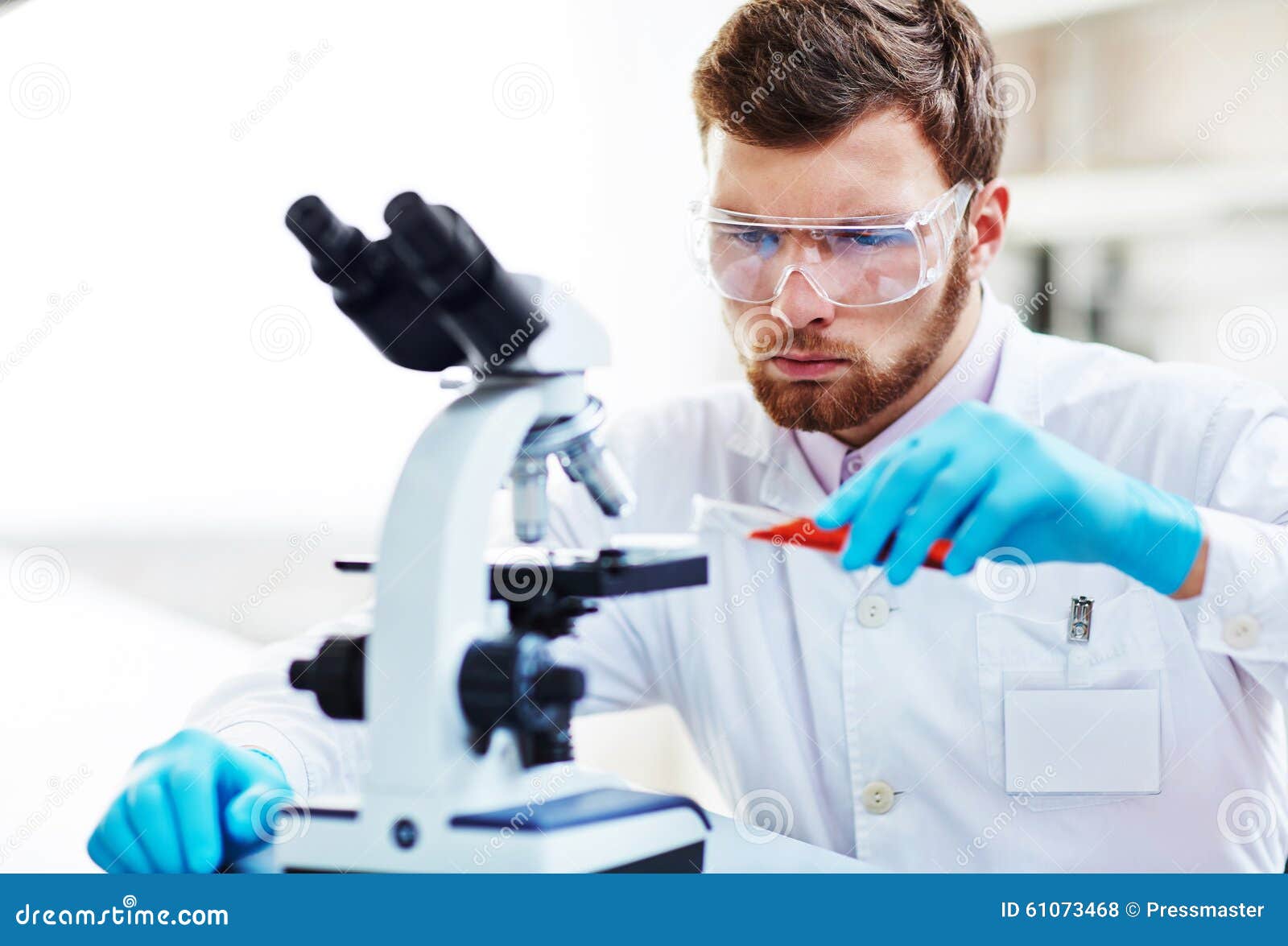 Chemist in lab stock photo. Image of person, investigation - 61073468