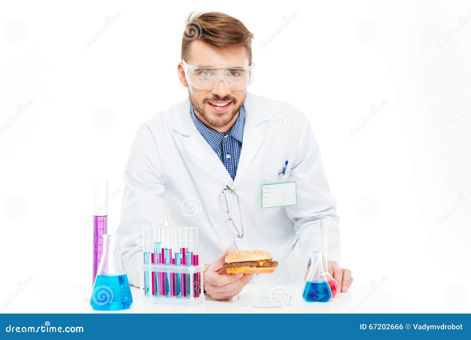 Chemist making GMOs food stock photo. Image of chemistry - 67202666