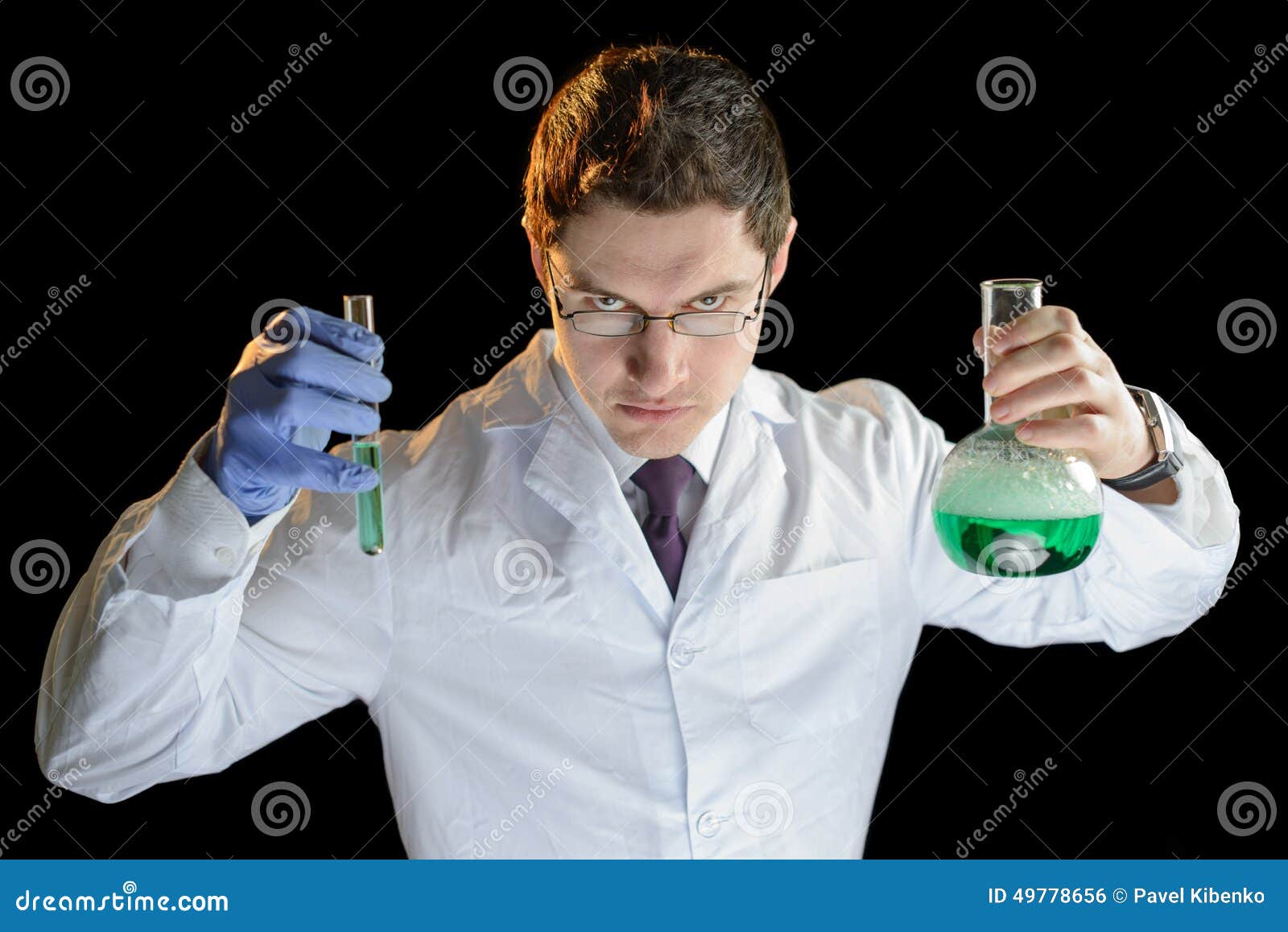 Chemist man stock photo. Image of chemical, flask, emotions - 49778656