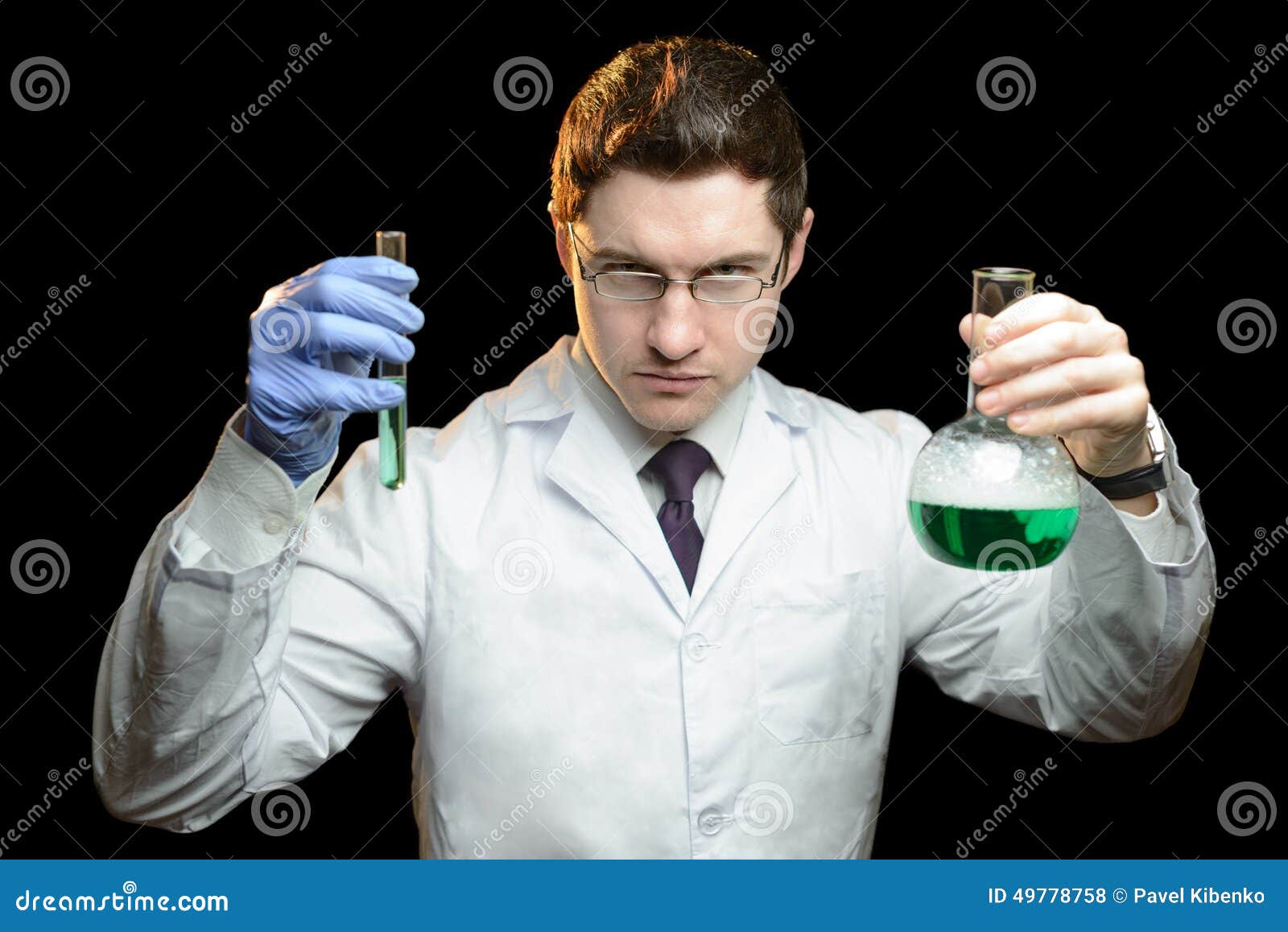 Chemist man stock photo. Image of pharmacy, examining - 49778758
