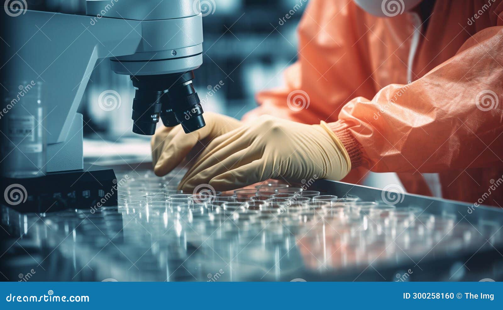 Chemist Scientific Research Ai Generated Biotechnology Close-up Image ...