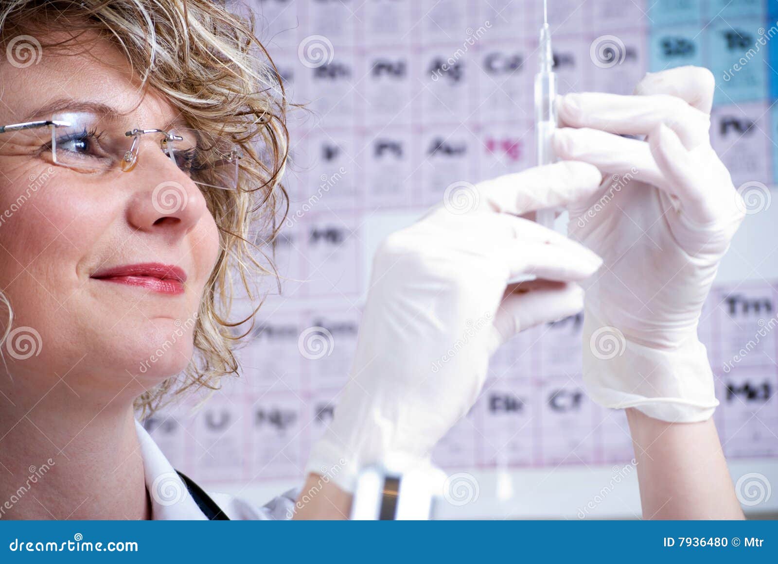 Chemist Scientist with a Syringe Stock Photo - Image of person, nurse ...