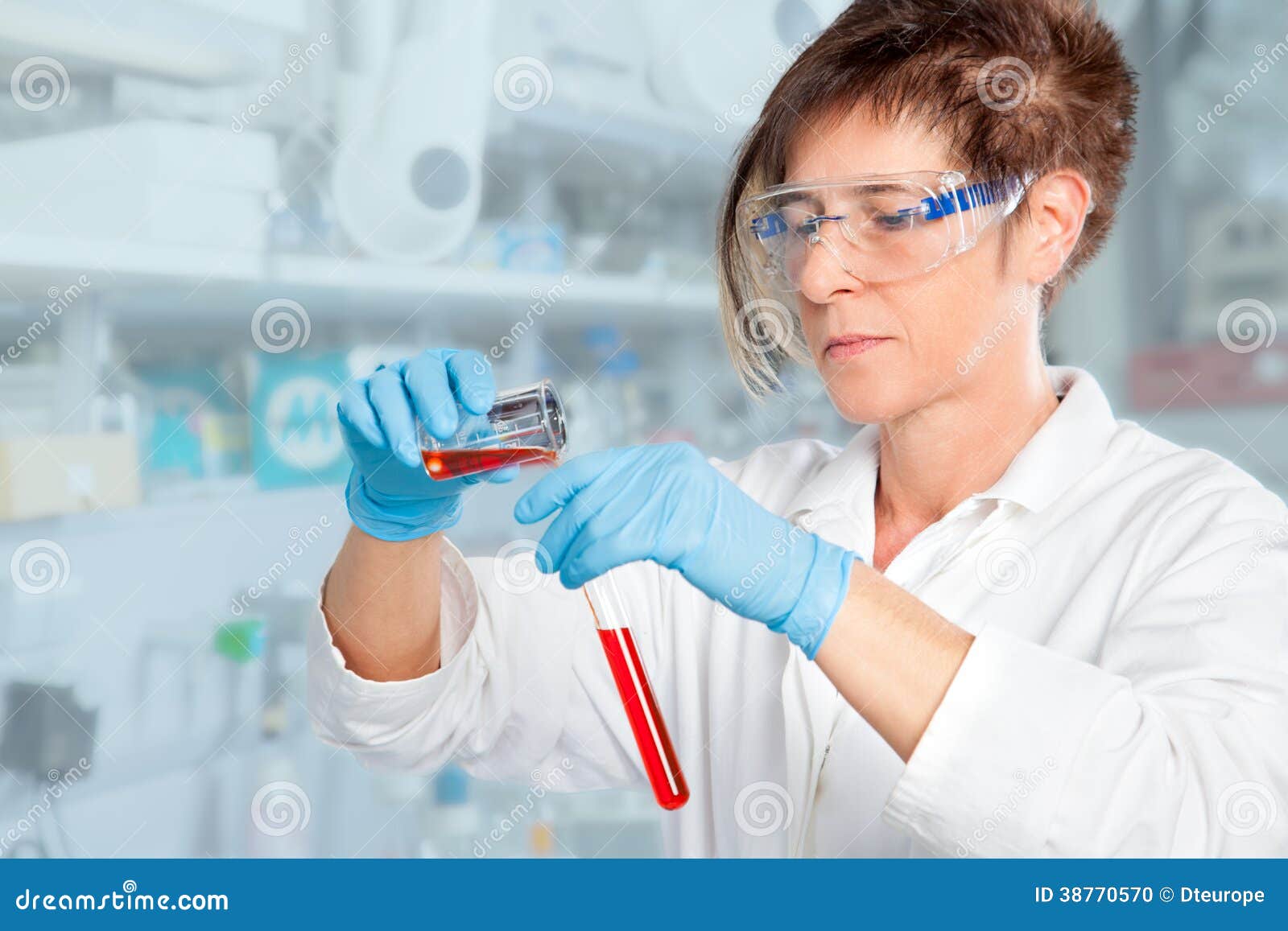Chemist Student Experiment stock photo. Image of biology - 38770570