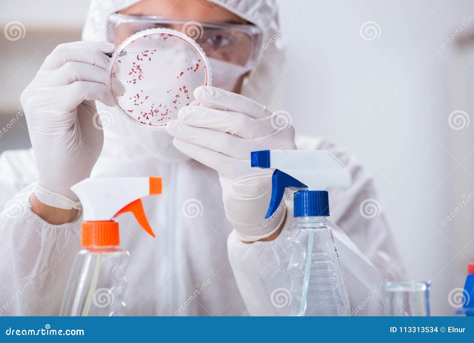 The Chemist Testing Chemical Substances in Lab Stock Photo - Image of ...