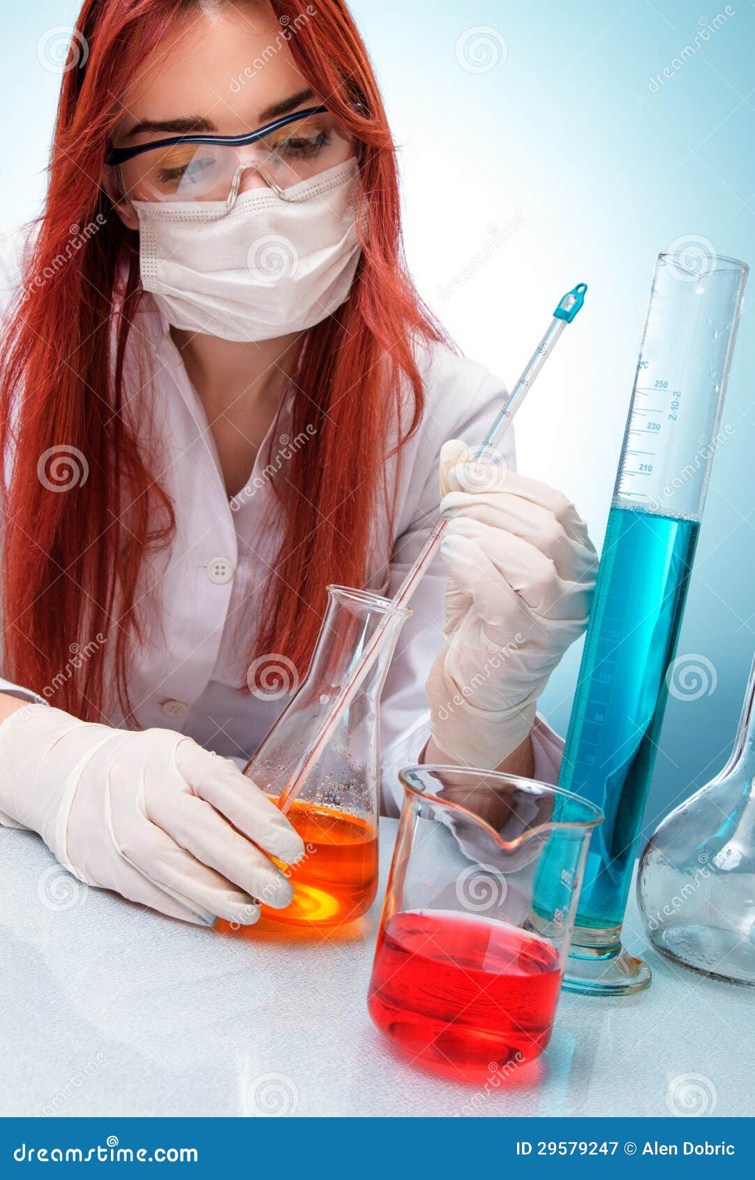 Chemist woman stock image. Image of biology, liquid, medicine - 29579247