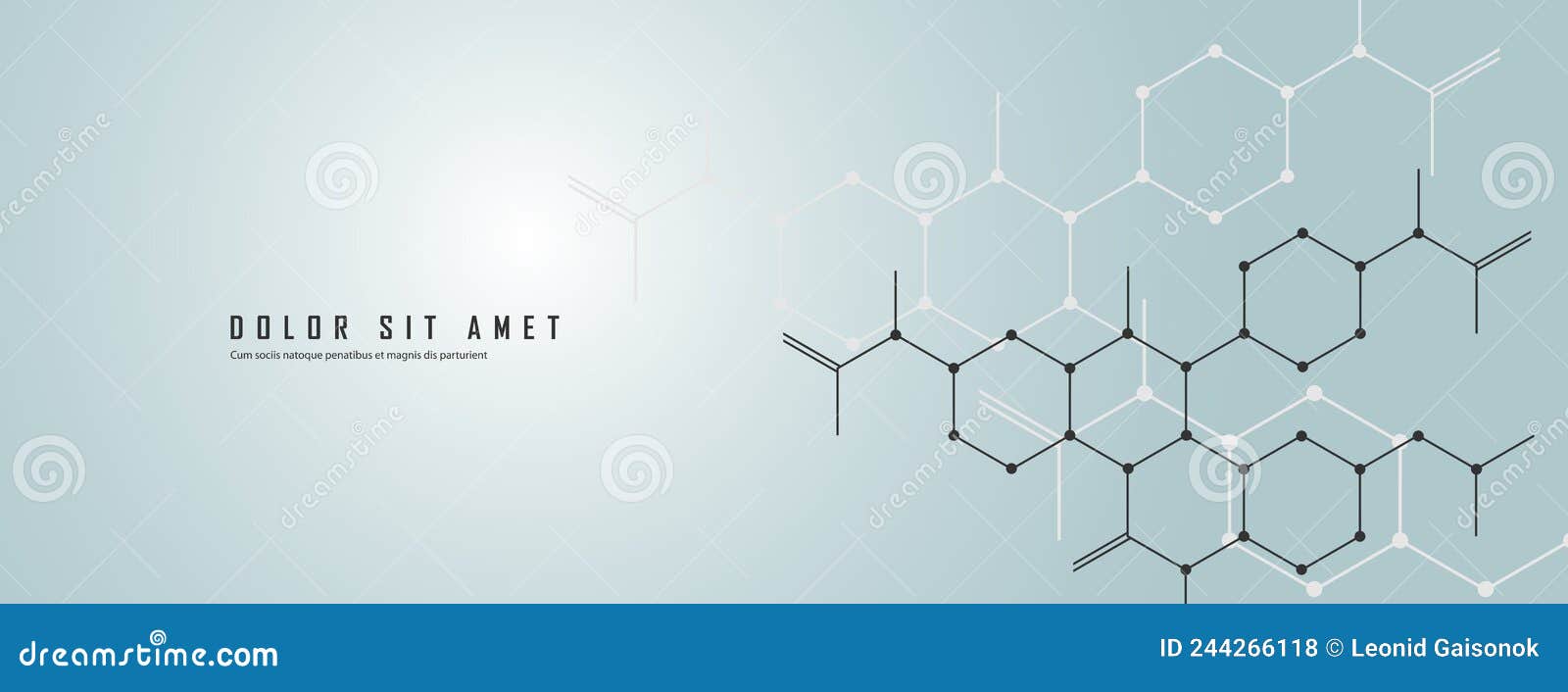 Chemistry Abstract Background with Hexagonal Molecular Structure ...