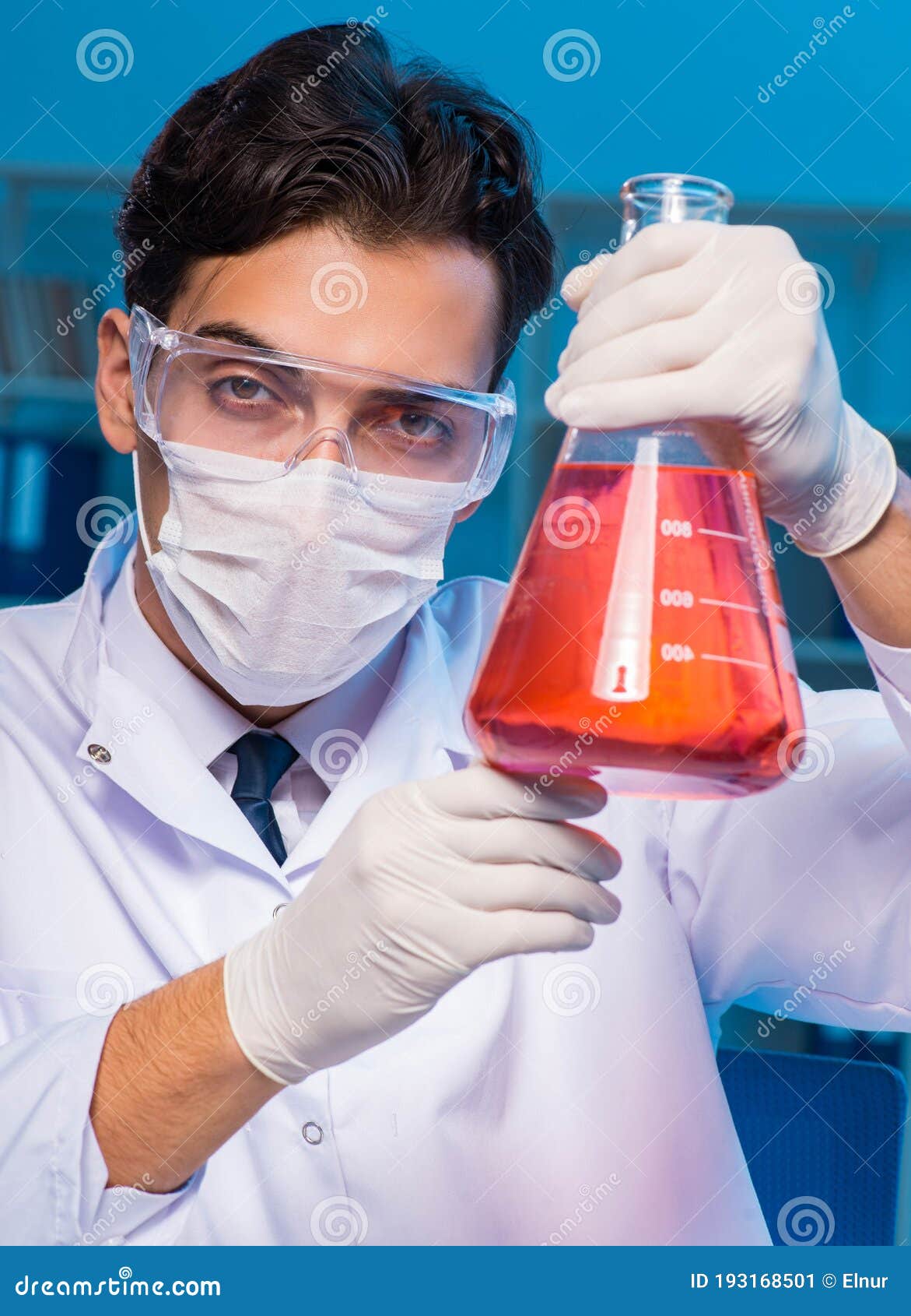Chemistry Assistant Working in the Chemical Lab Stock Image - Image of ...
