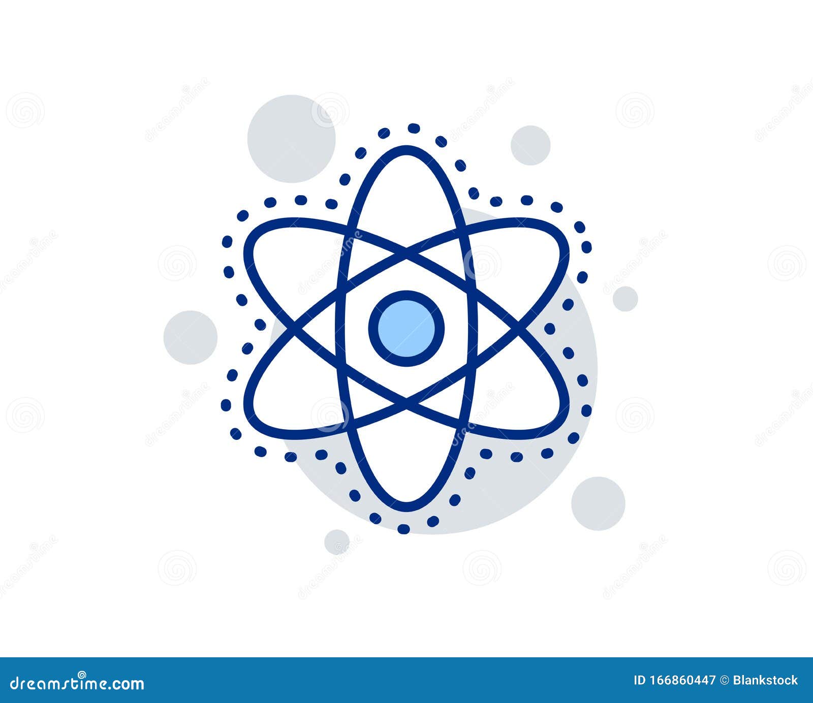 Chemistry Atom Line Icon. Laboratory Molecule Sign. Analysis. Vector ...