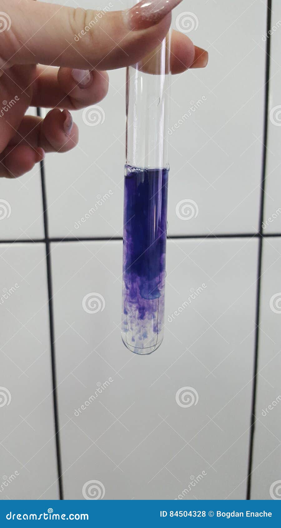 Chemistry stock photo. Image of chemistry, blue, reaction - 84504328