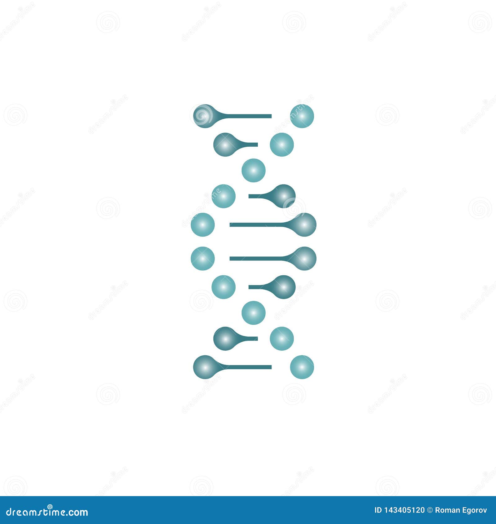 Chemistry Code. Molecular Concept of Double Helix of DNA. Research of ...