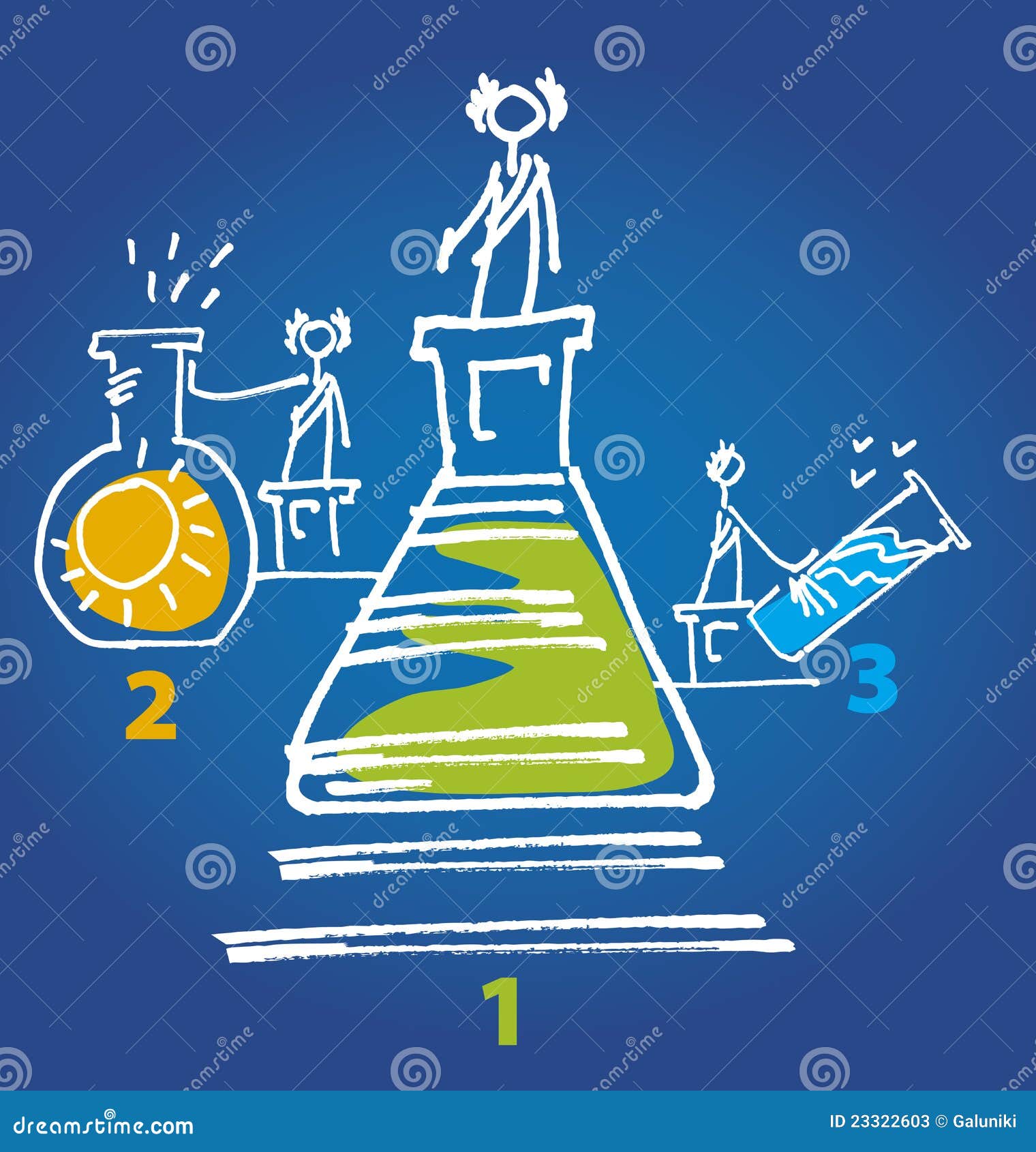 Chemistry competition stock vector. Illustration of prize - 23322603