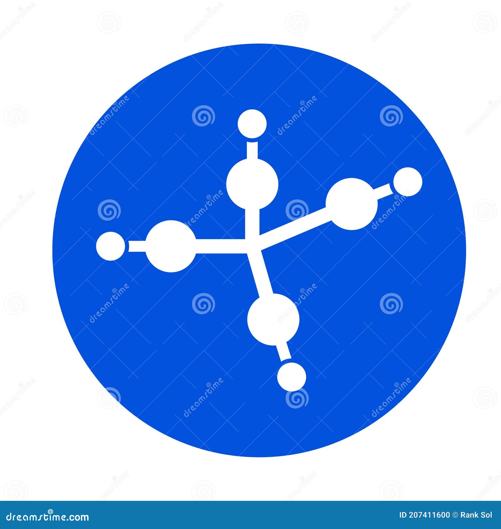 Chemistry Compound Isolated Vector Icon that Can Be Easily Modified or ...