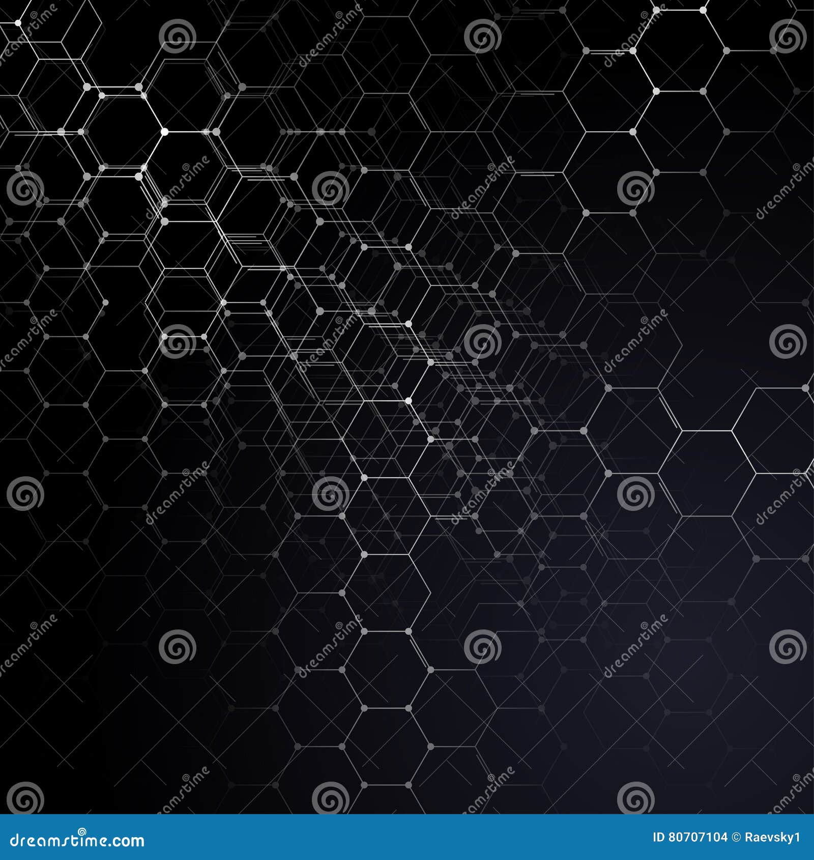 Chemistry 3D Pattern, Hexagonal Molecule Structure on White, Scientific ...