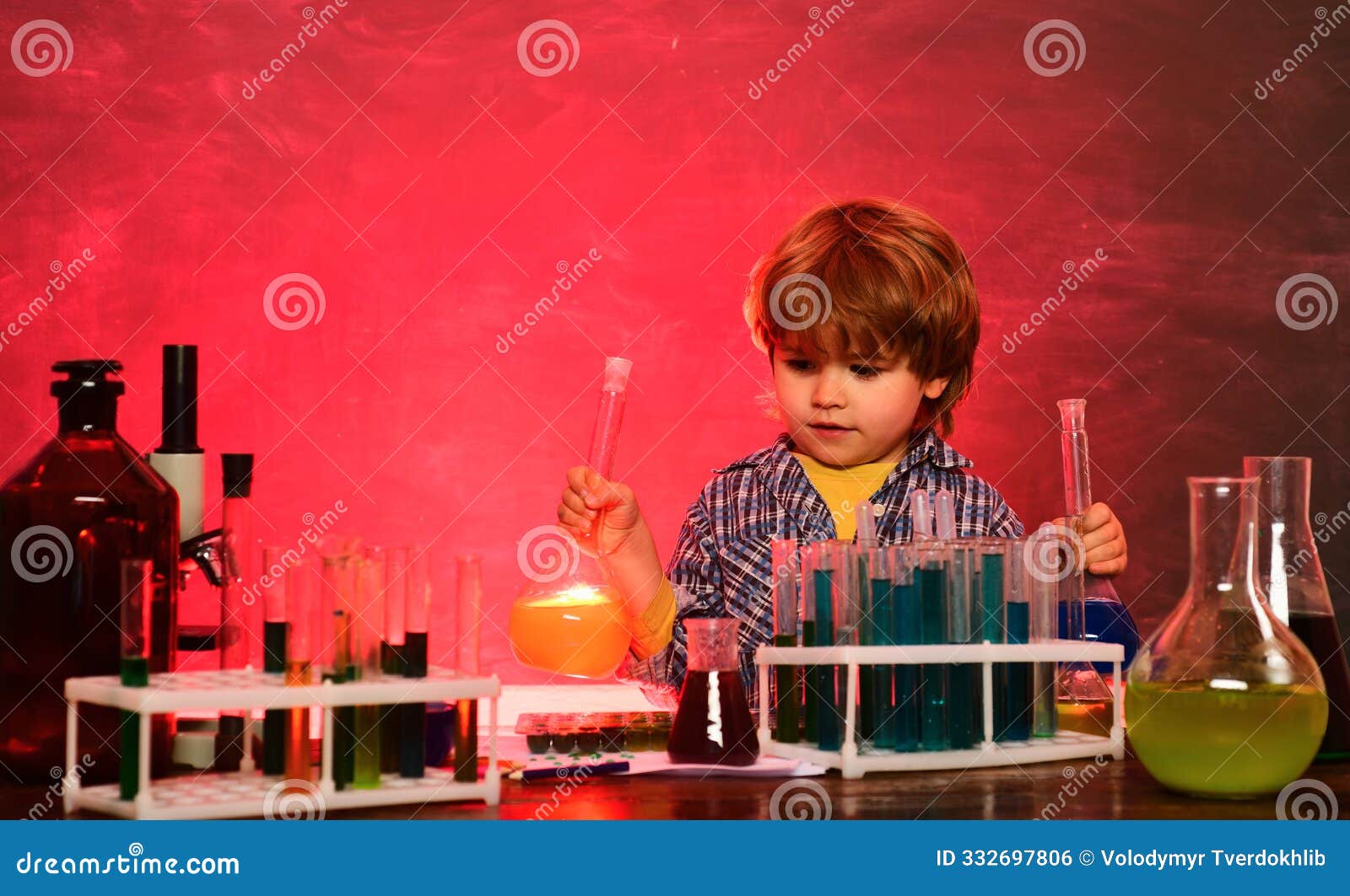 A Chemistry Demonstration. Biology Experiments With Microscope. Back To ...