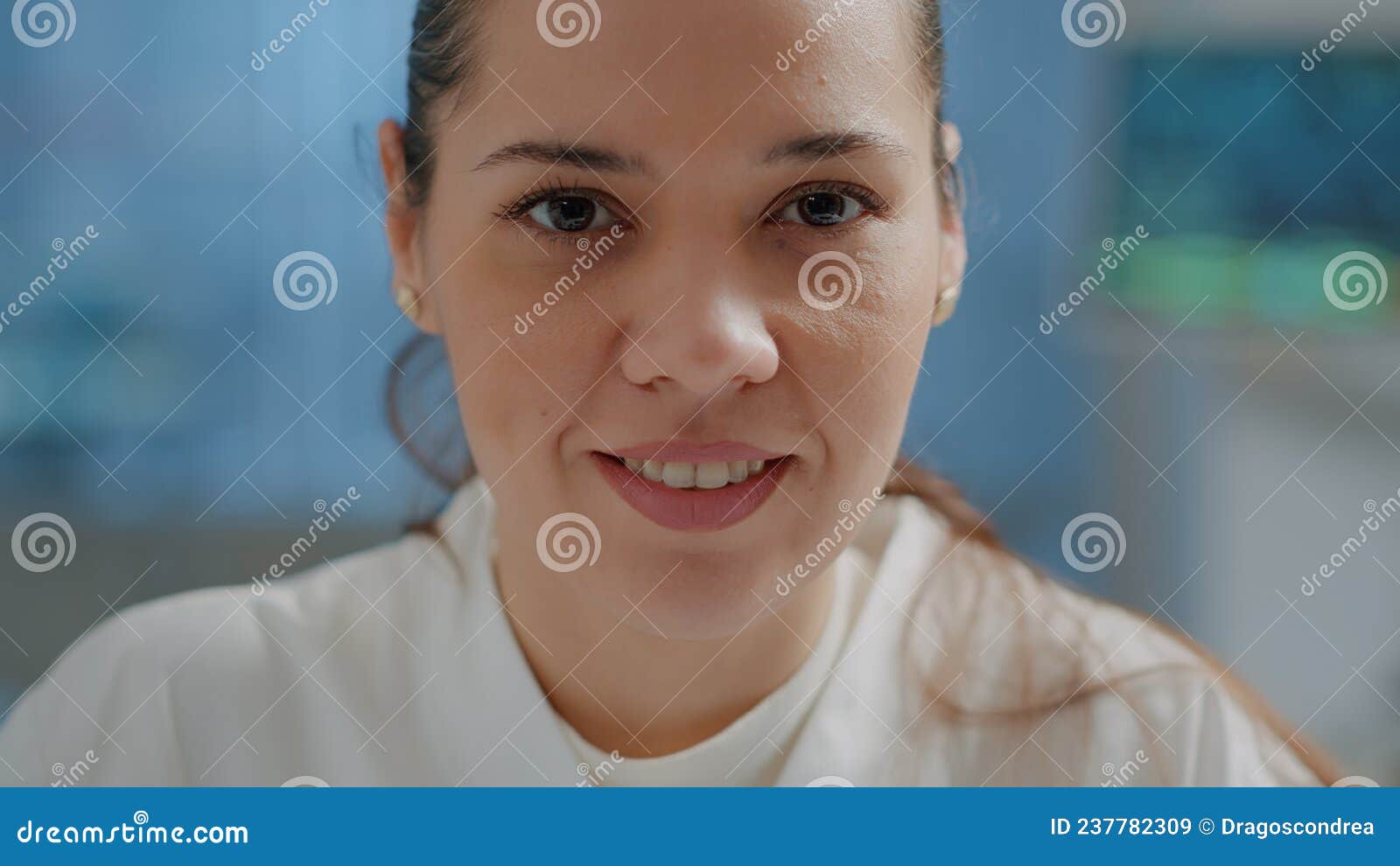 Chemistry Engineer Taking Off Face Mask in Science Laboratory Stock ...