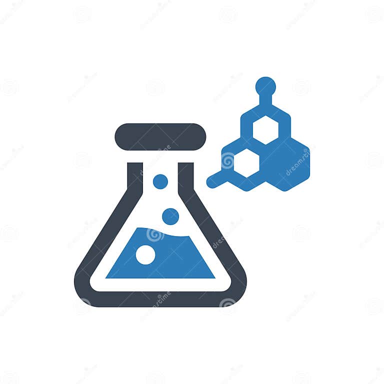 Chemistry experiment icon stock vector. Illustration of experiment ...