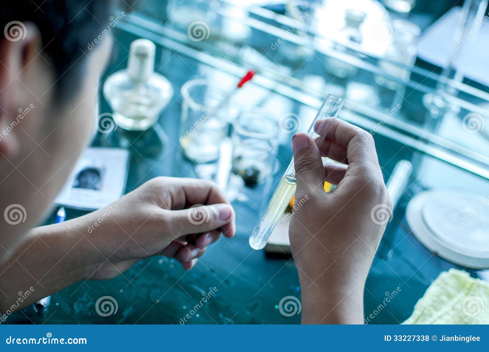 Chemistry experiments stock photo. Image of chemical - 33227338