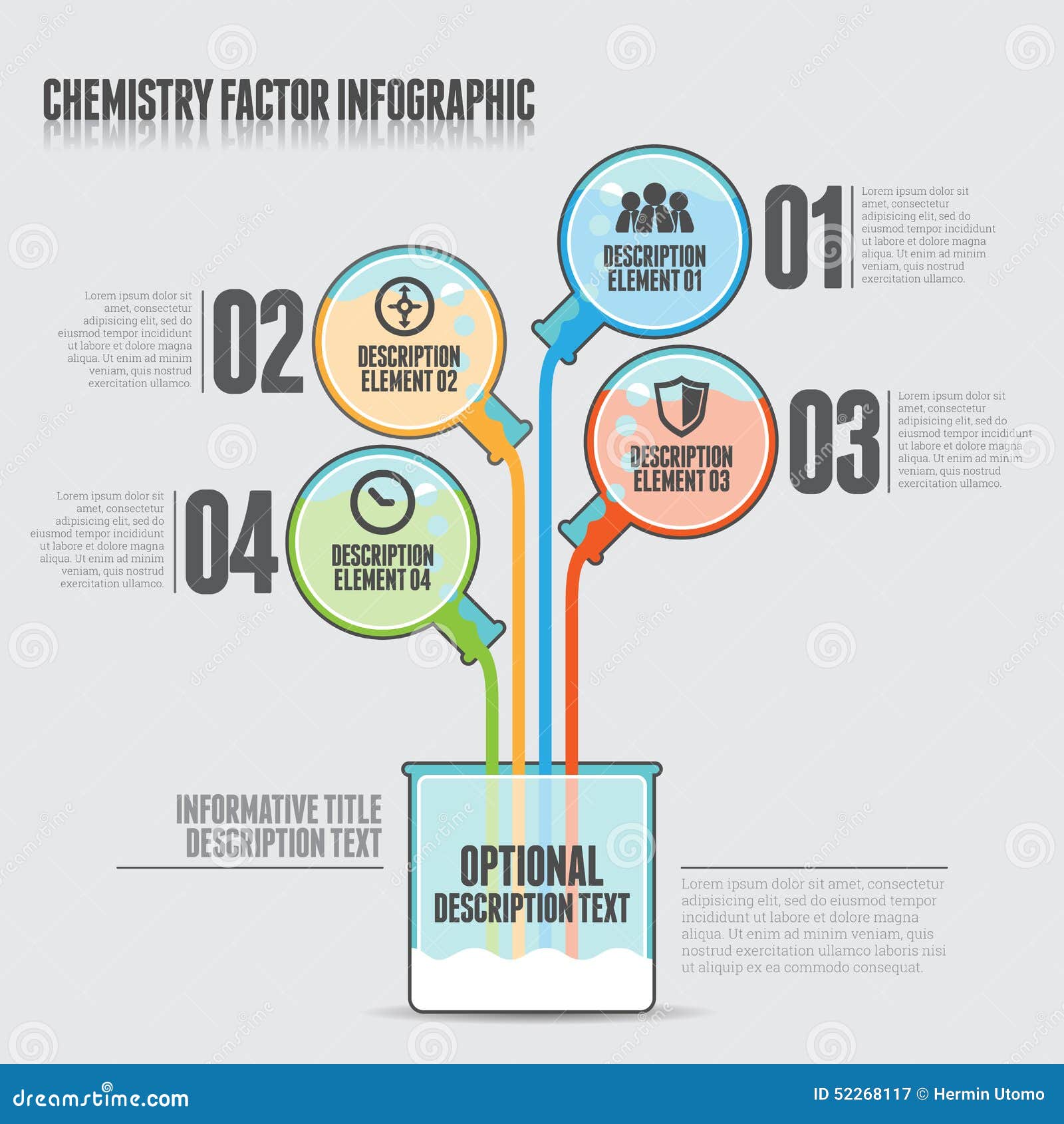 Chemistry Factor Infographic Stock Illustration - Illustration of ...