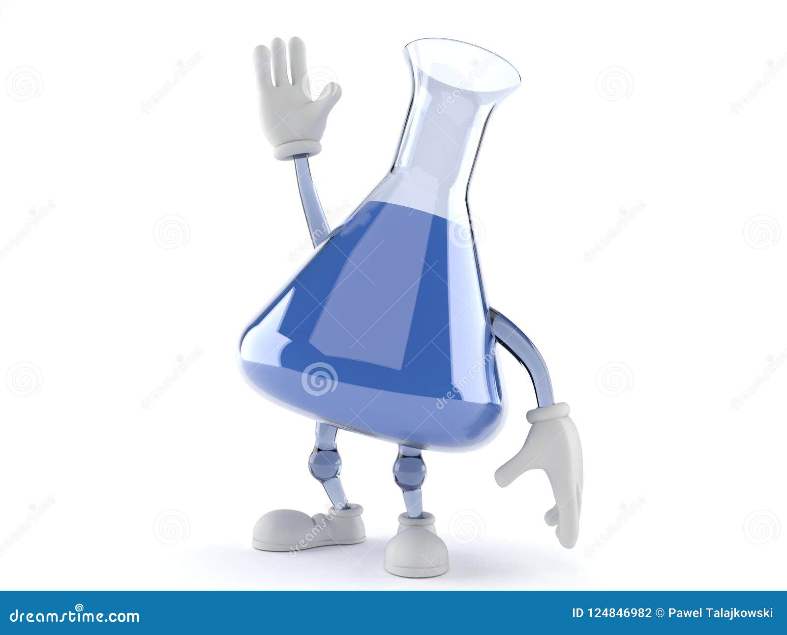 Chemistry Flask Character with Hand Up Stock Illustration ... Chemistry Flask Character with Hand Up Stock Illustration ...