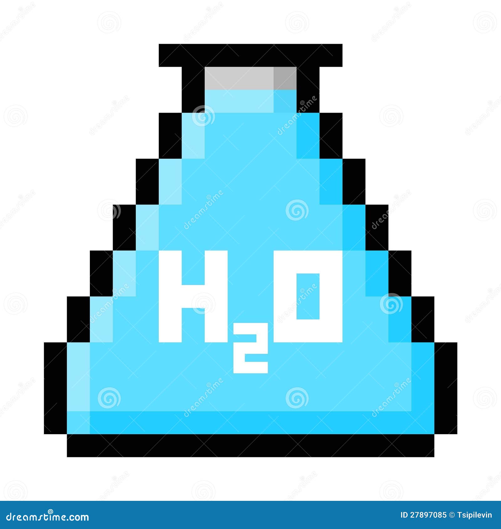 Chemistry Flask Set In Flat Style, Vector Royalty-Free Cartoon ...