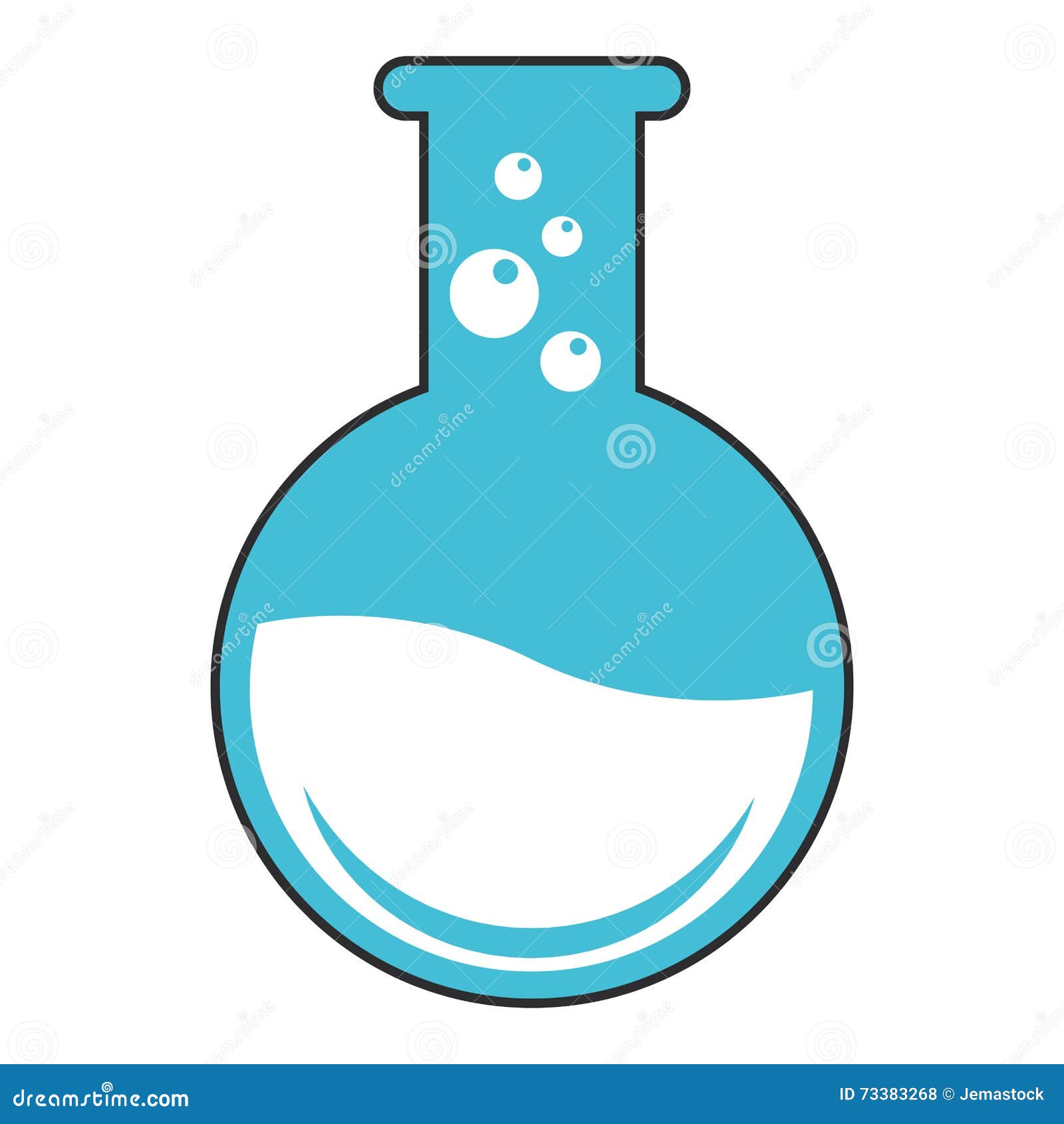 Chemistry flask icon stock illustration. Illustration of analysis ...